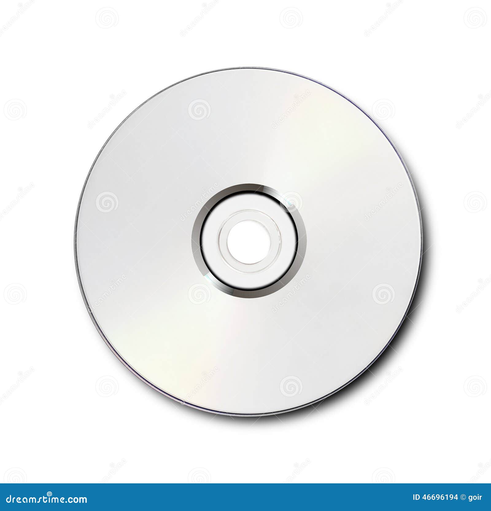 Blank CD/DVD stock photo. Image of path, white, disk - 46696194