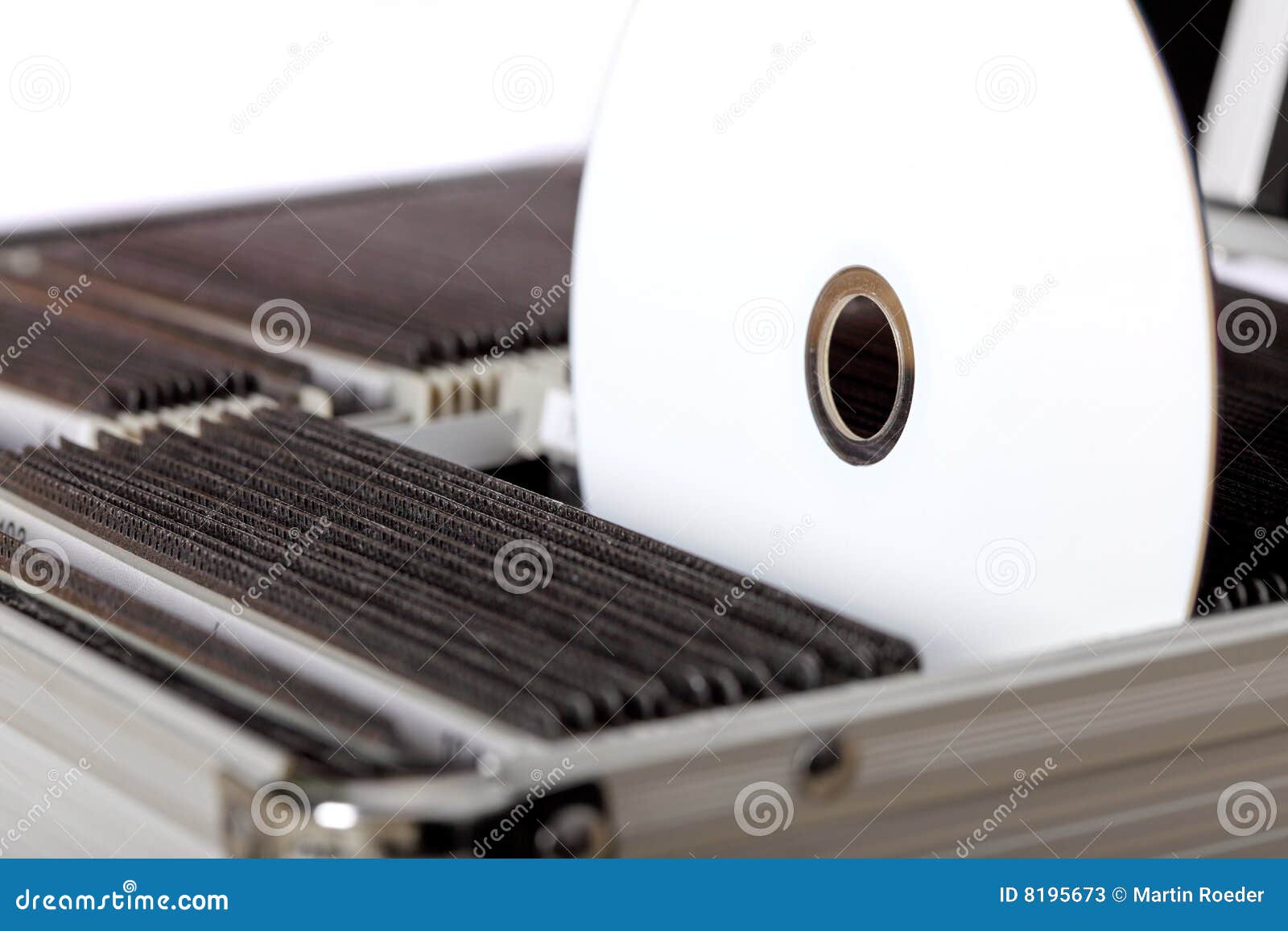 Blank Cd within a Storage Box Stock Image - Image of music, optical ...