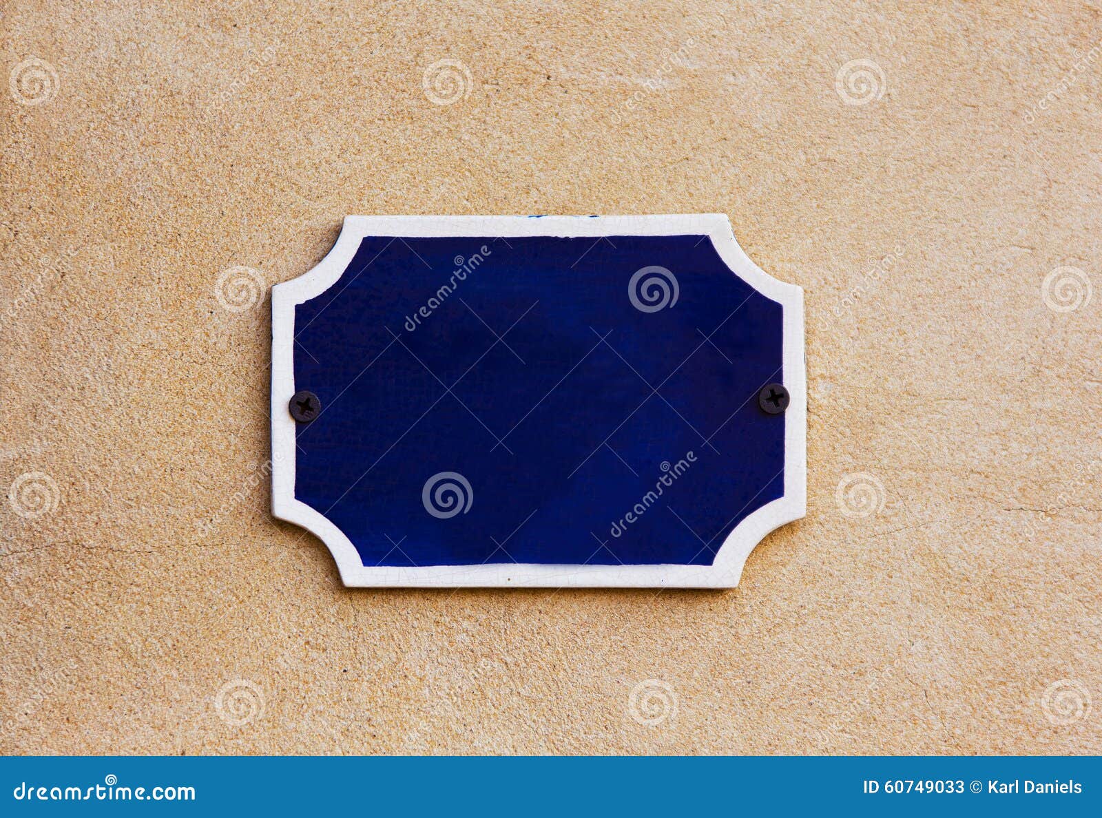 Blank Ceramic Number Plate stock image. Image of plate - 60749033