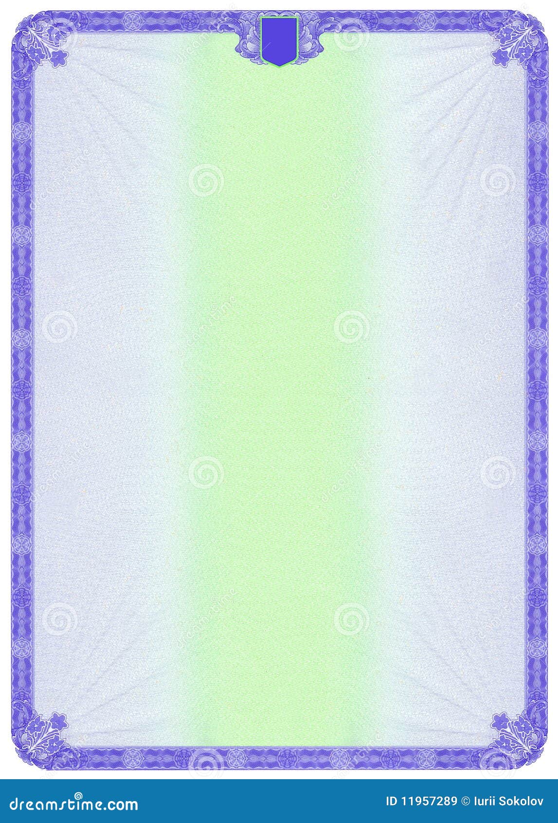 Blank Certificate stock illustration. Illustration of background - 11957289