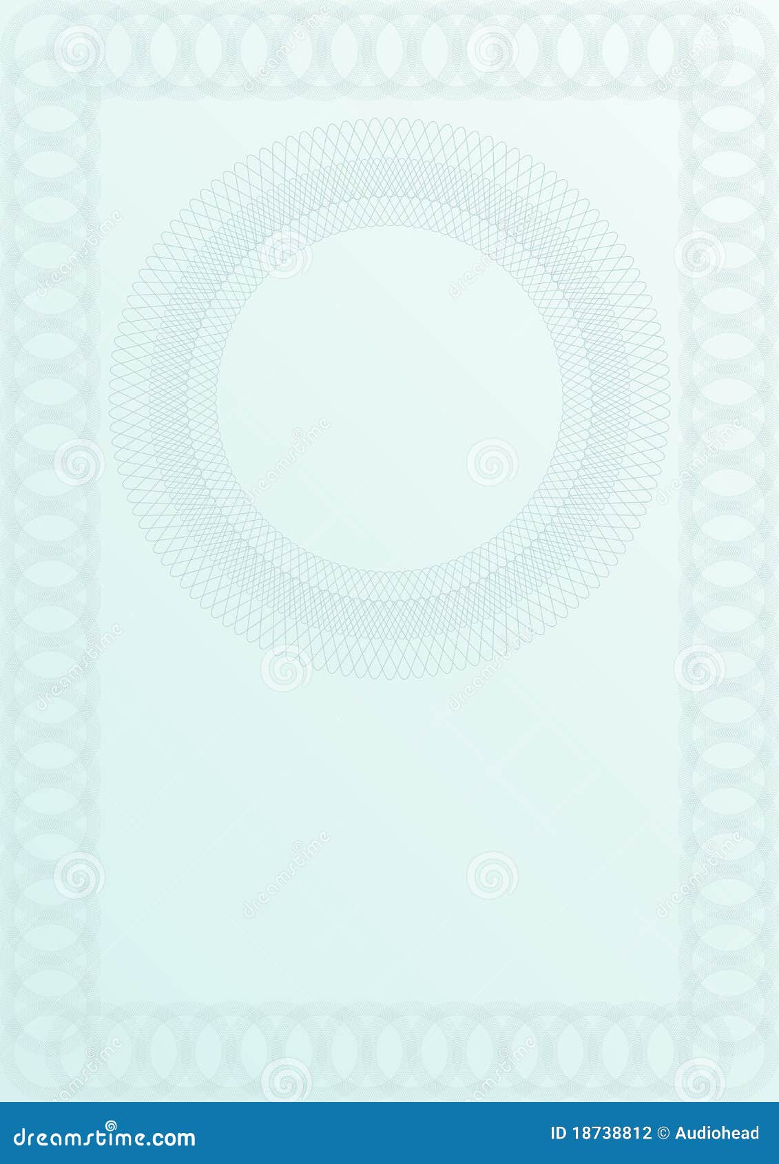 Blank Certificate Background Stock Vector - Illustration of border ...