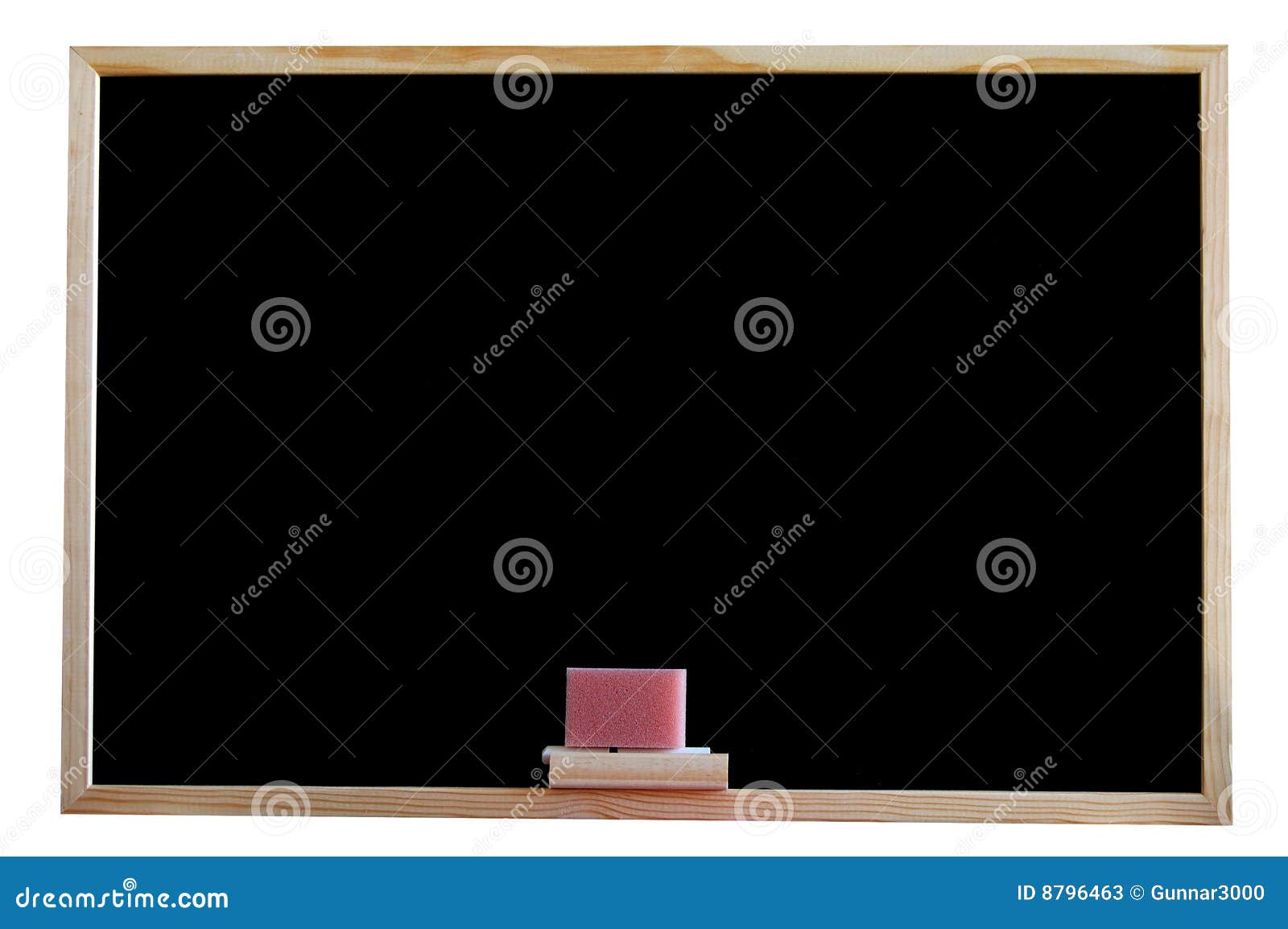 Blank chalkboard stock image. Image of framed, lesson - 8796463