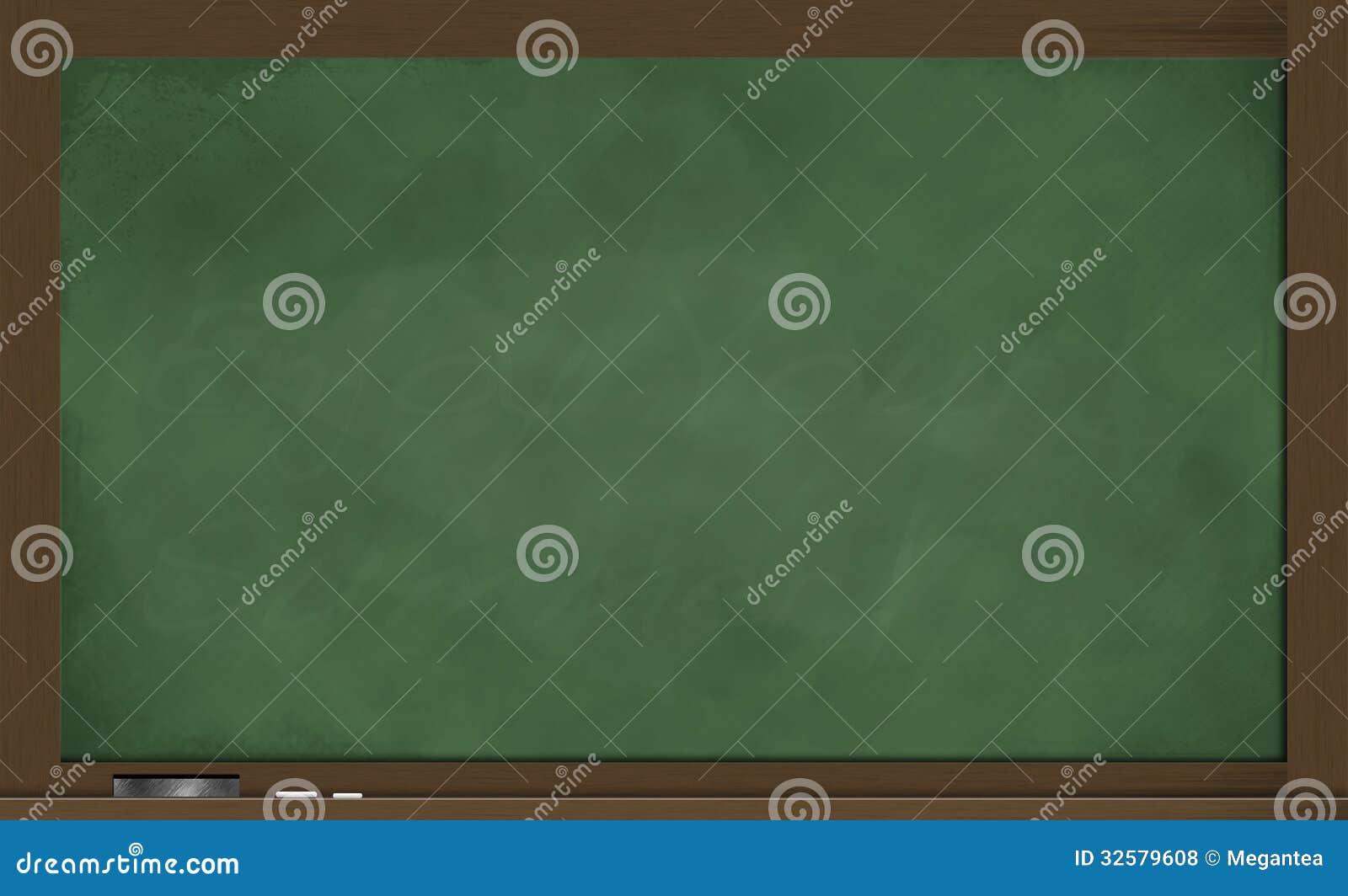 Blank Chalkboard stock illustration. Illustration of classroom - 32579608