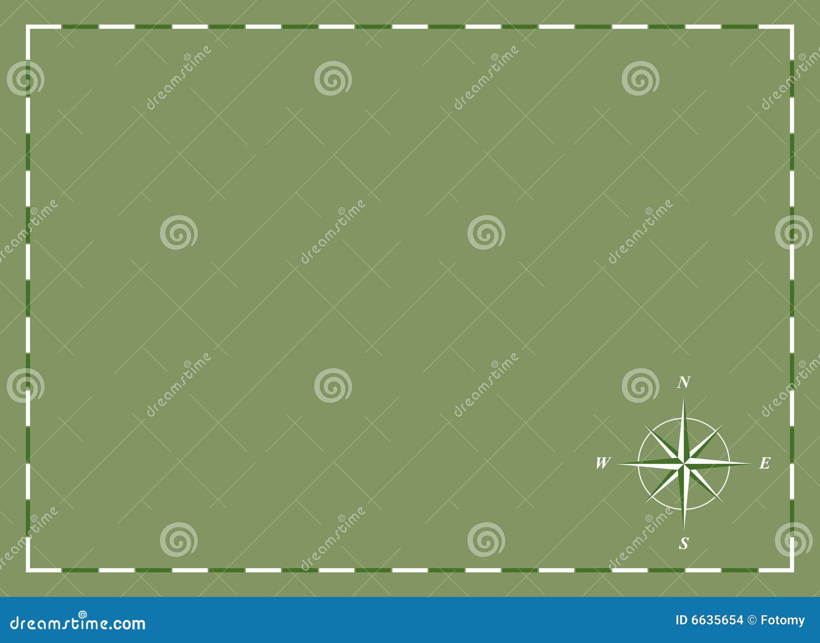 Blank Chart with Compass Rose Stock Vector - Illustration of empty ...