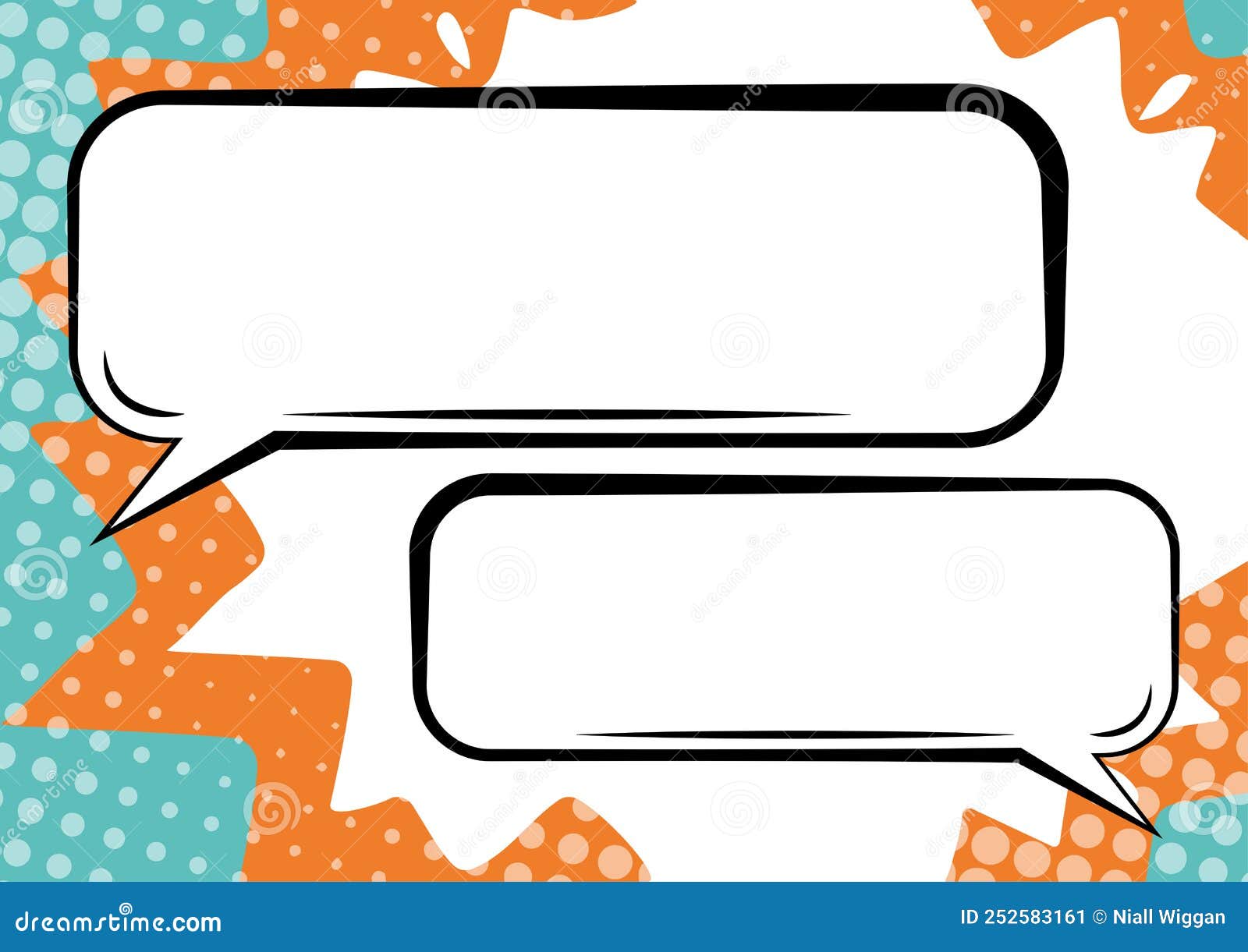 Blank Chat S Engaging in Conversations Against Graphical Colorful ...