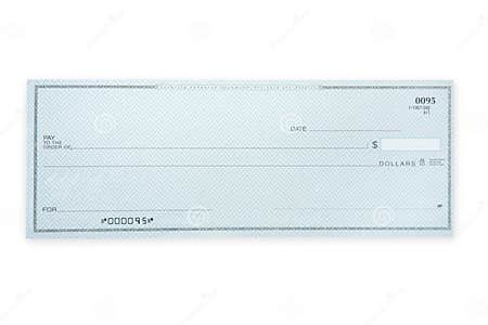 Blank check stock photo. Image of finance, deposit, blank - 10476630