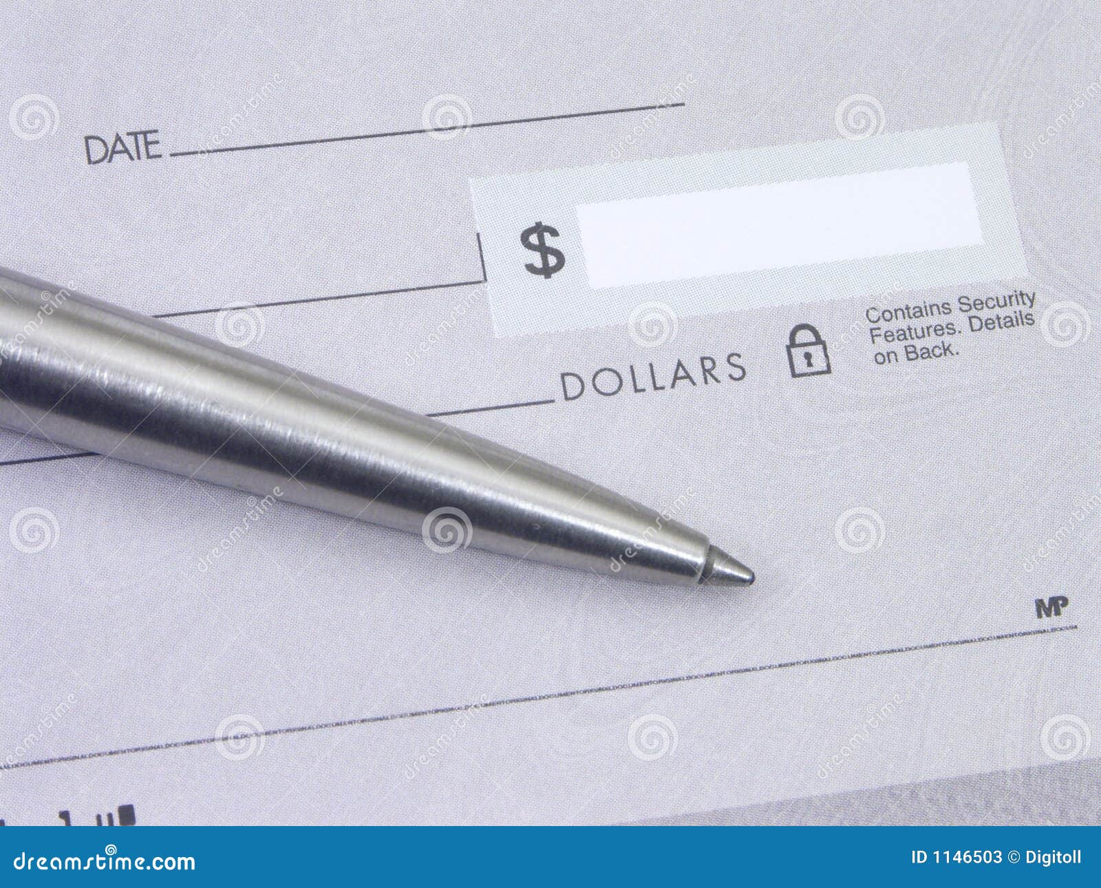 Blank Check stock image. Image of cheque, form, account - 1146503
