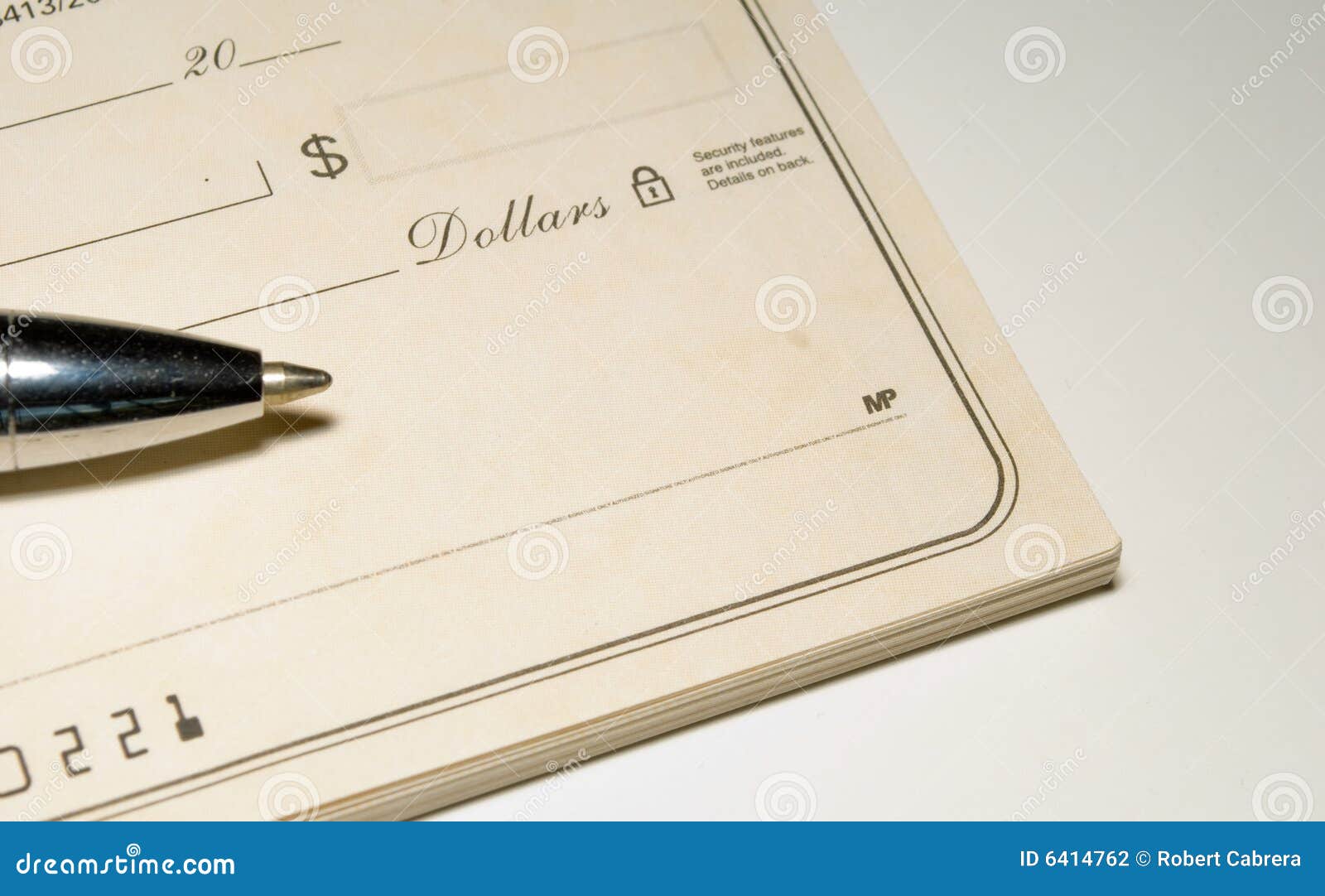 Blank Check stock photo. Image of services, bills, check - 6414762