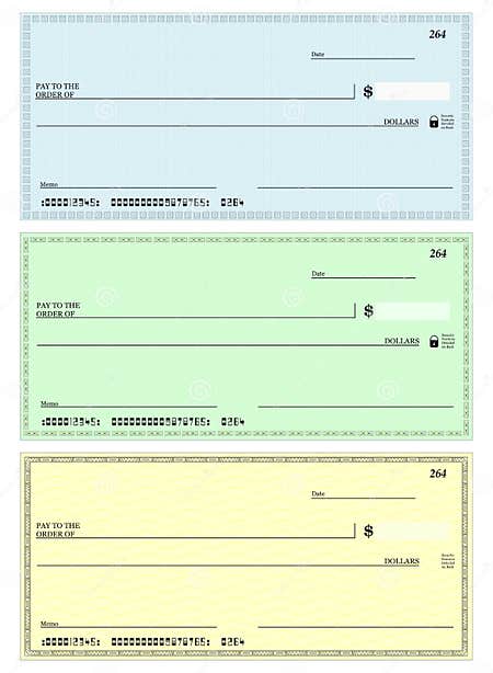 Blank Check Illustration stock vector. Illustration of financial - 16322288