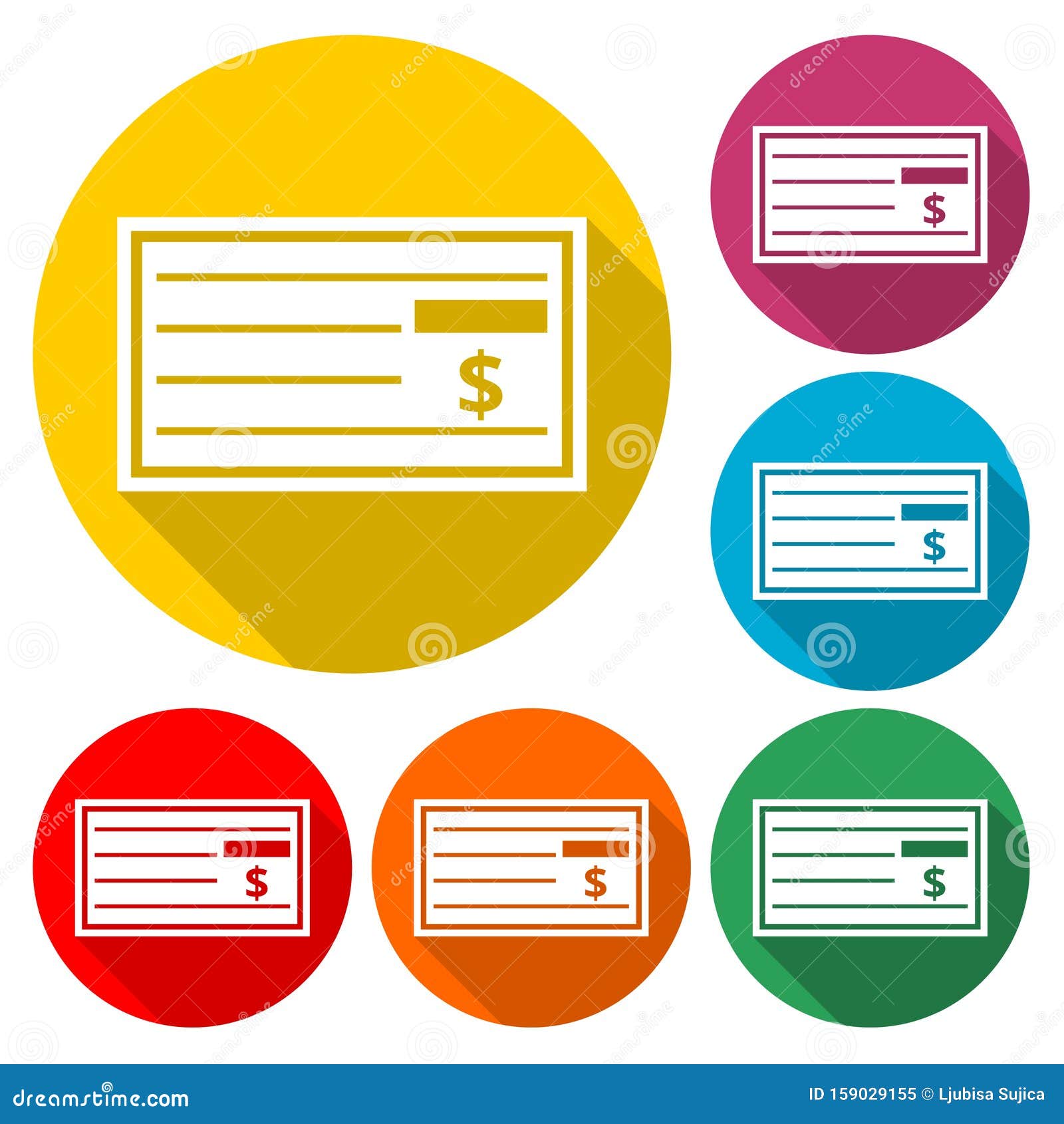 Blank check illustration stock vector. Illustration of investment ...