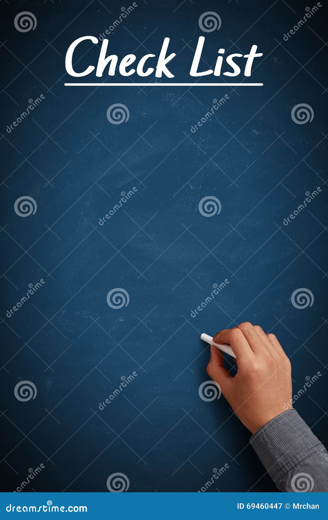 To Do List Chalkboard Isolated On White Background Checklist Stock ...