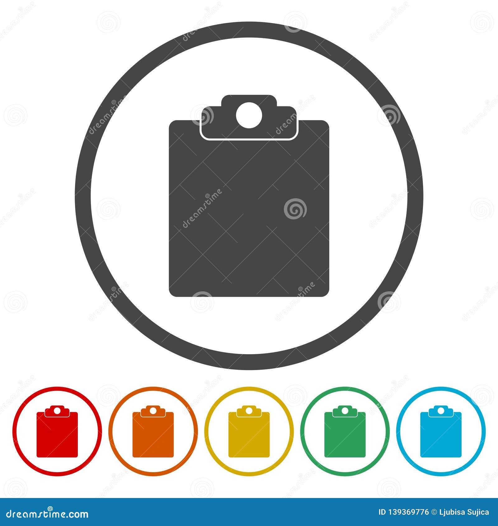 Blank Checklist Icon stock vector. Illustration of business - 139369776