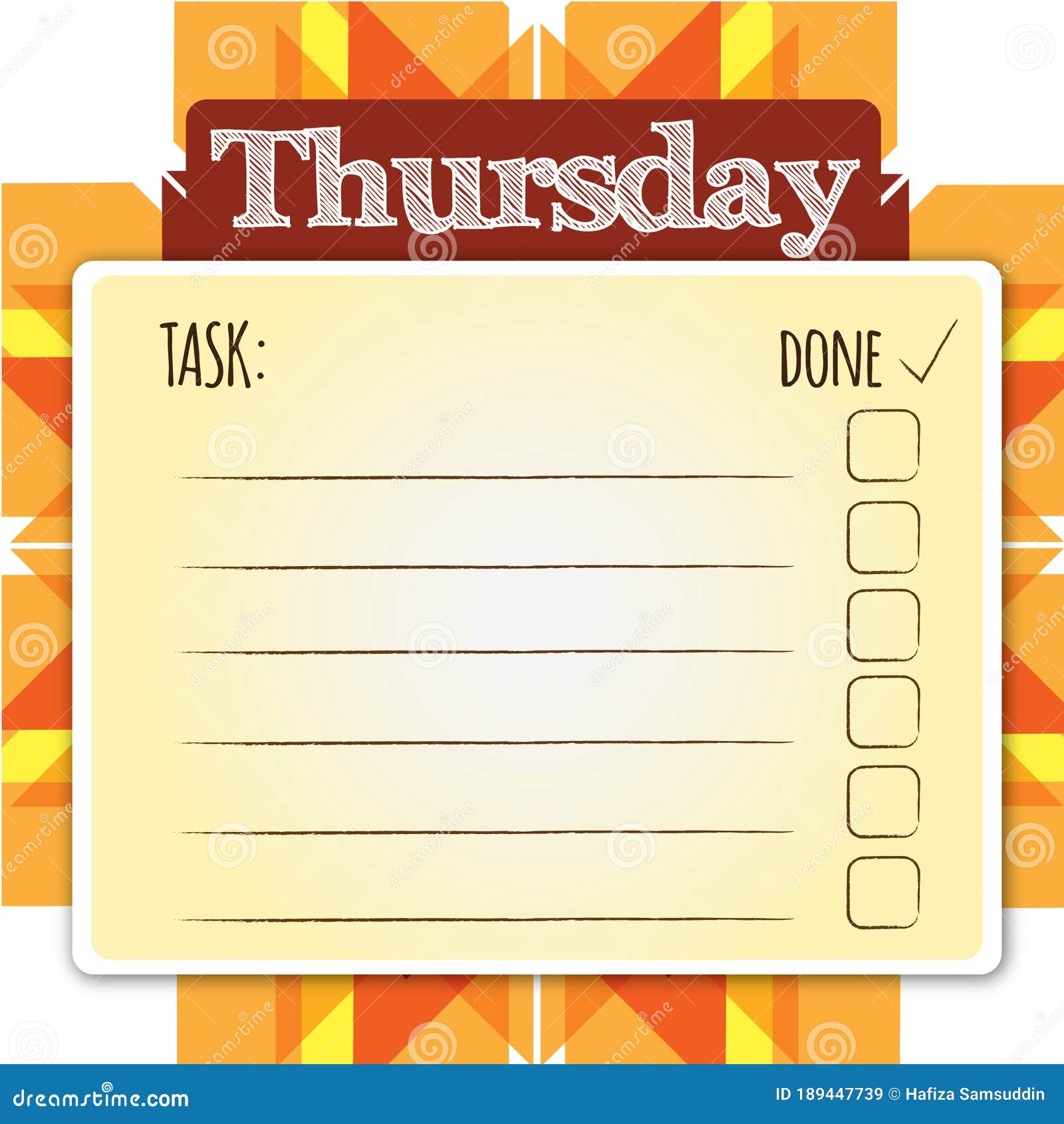 Blank Checklist Sheet Piling With Tick Box And Marker Pen. Colorful To ...