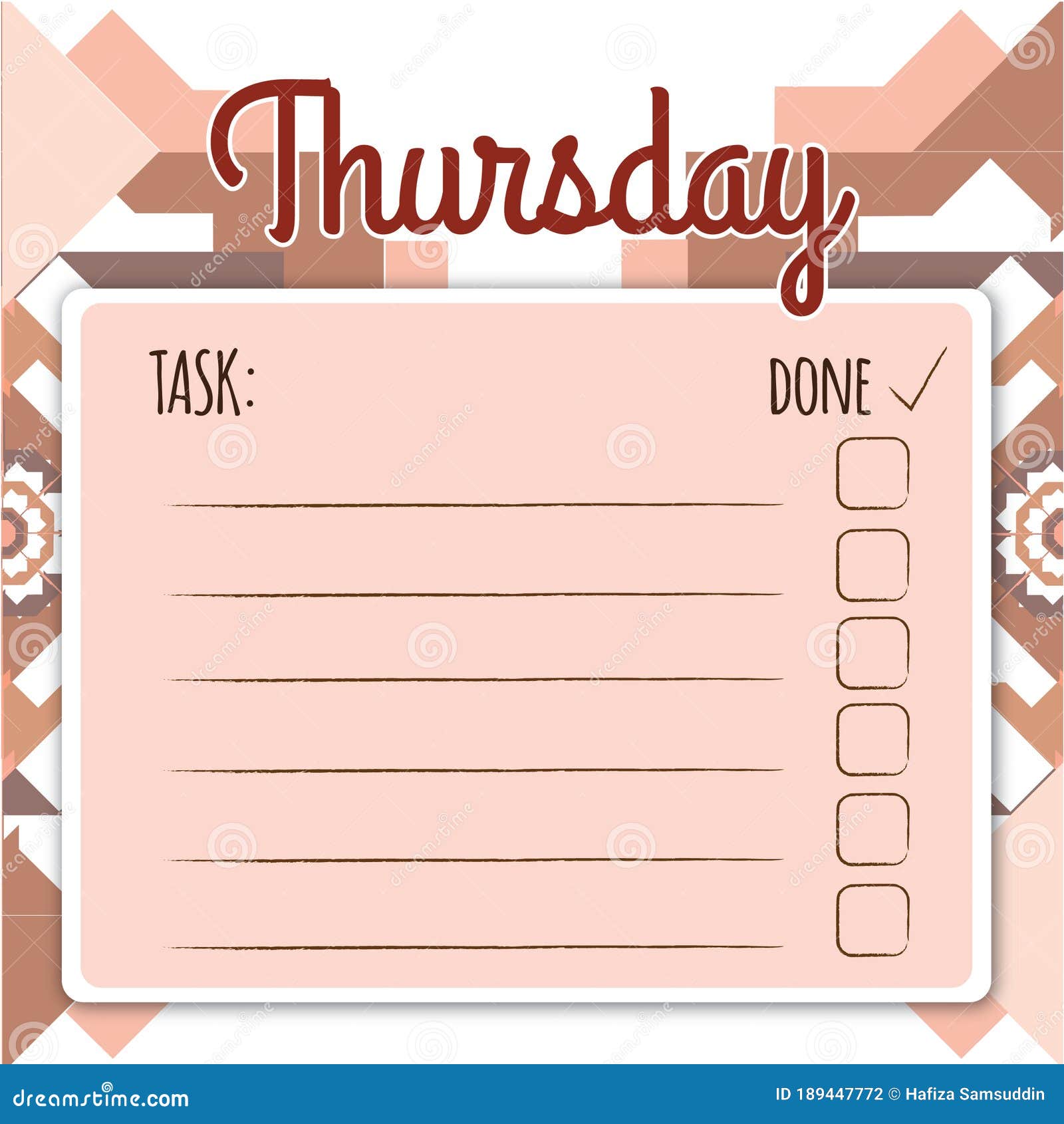 Blank Checklist Sheet Piling With Tick Box And Marker Pen. Colorful To ...