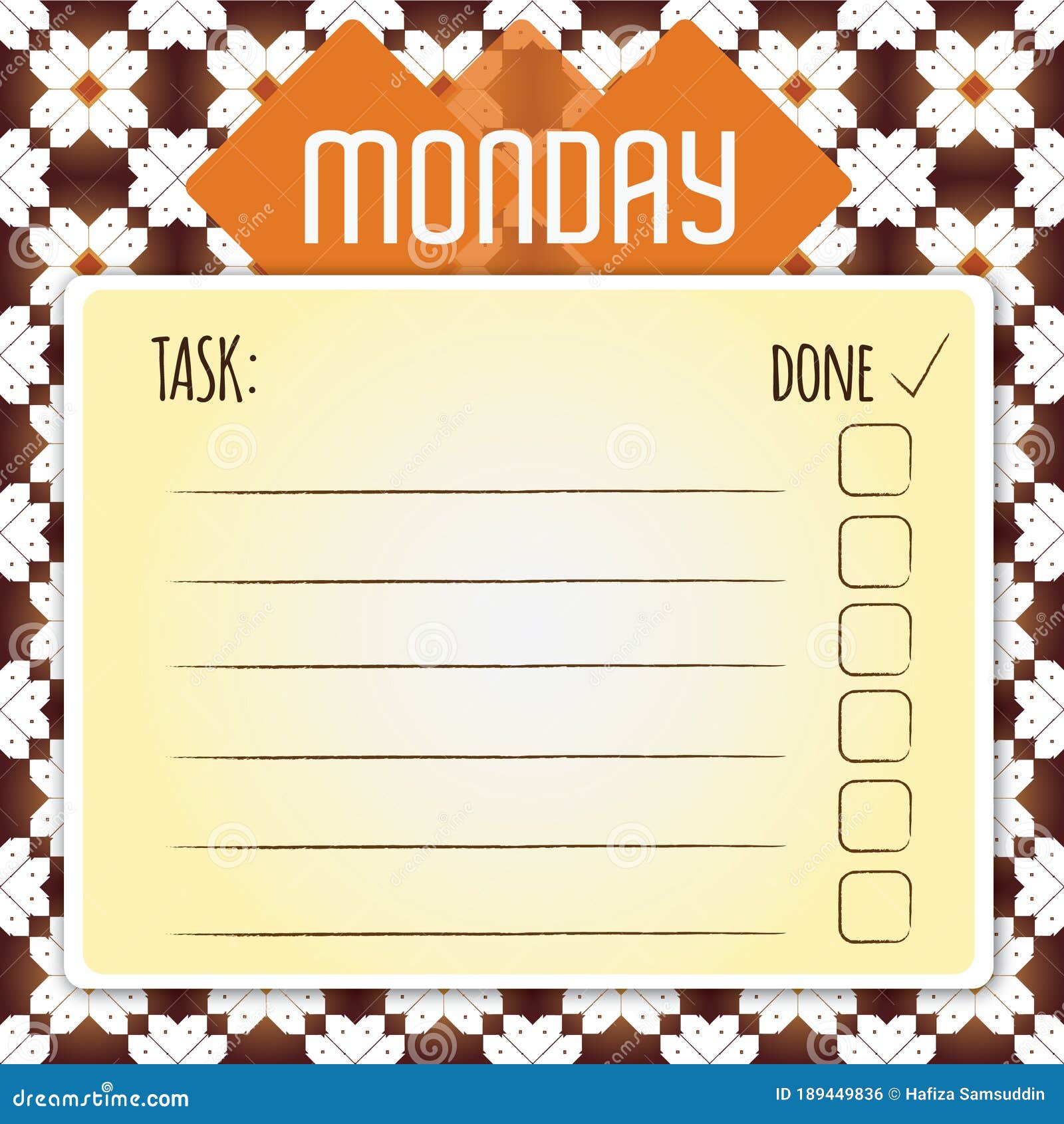 Blank Checklist Sheet Piling With Tick Box And Marker Pen. Colorful To ...