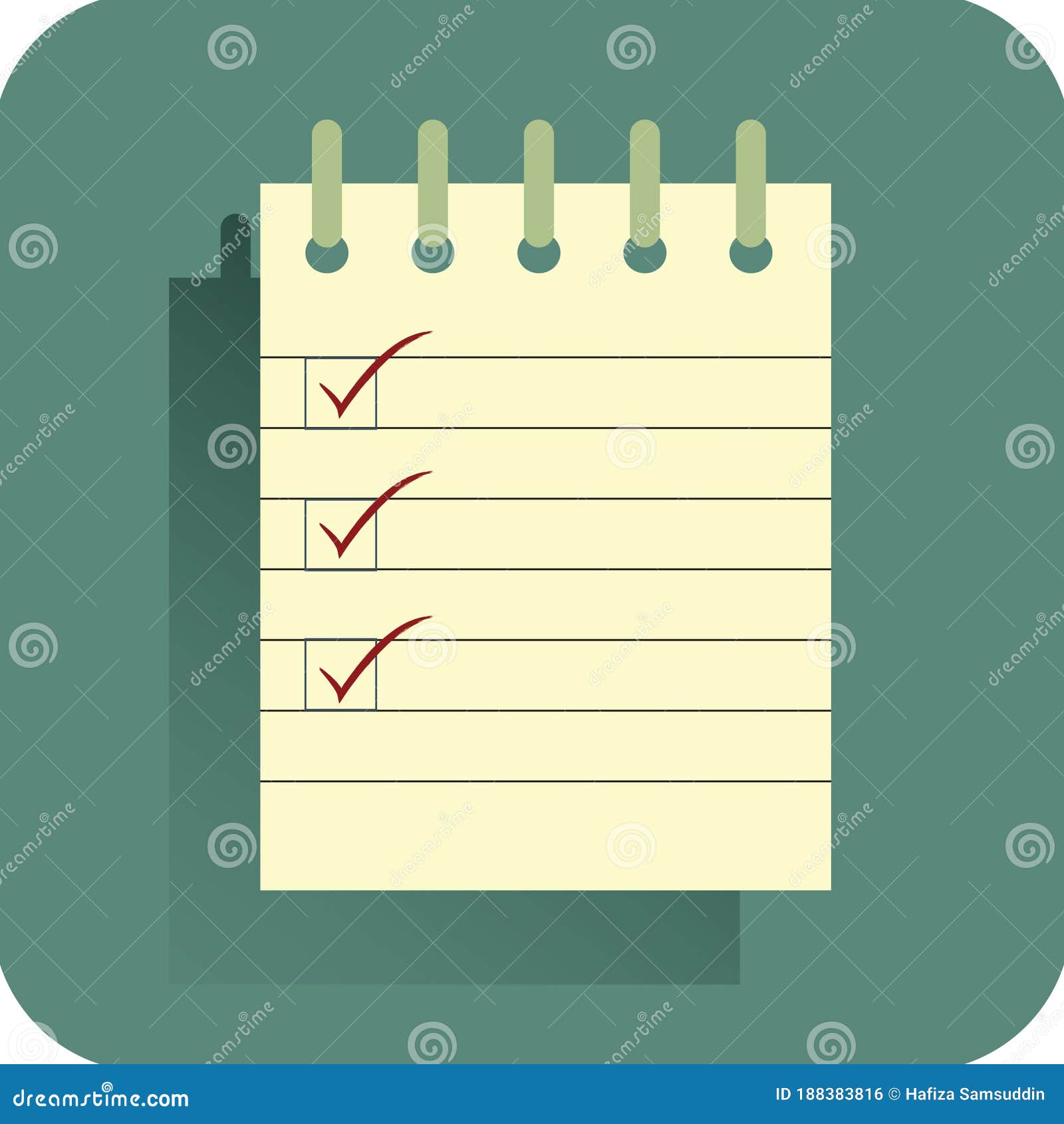 Blank Checklist Icon Cartoon Vector | CartoonDealer.com #132478581