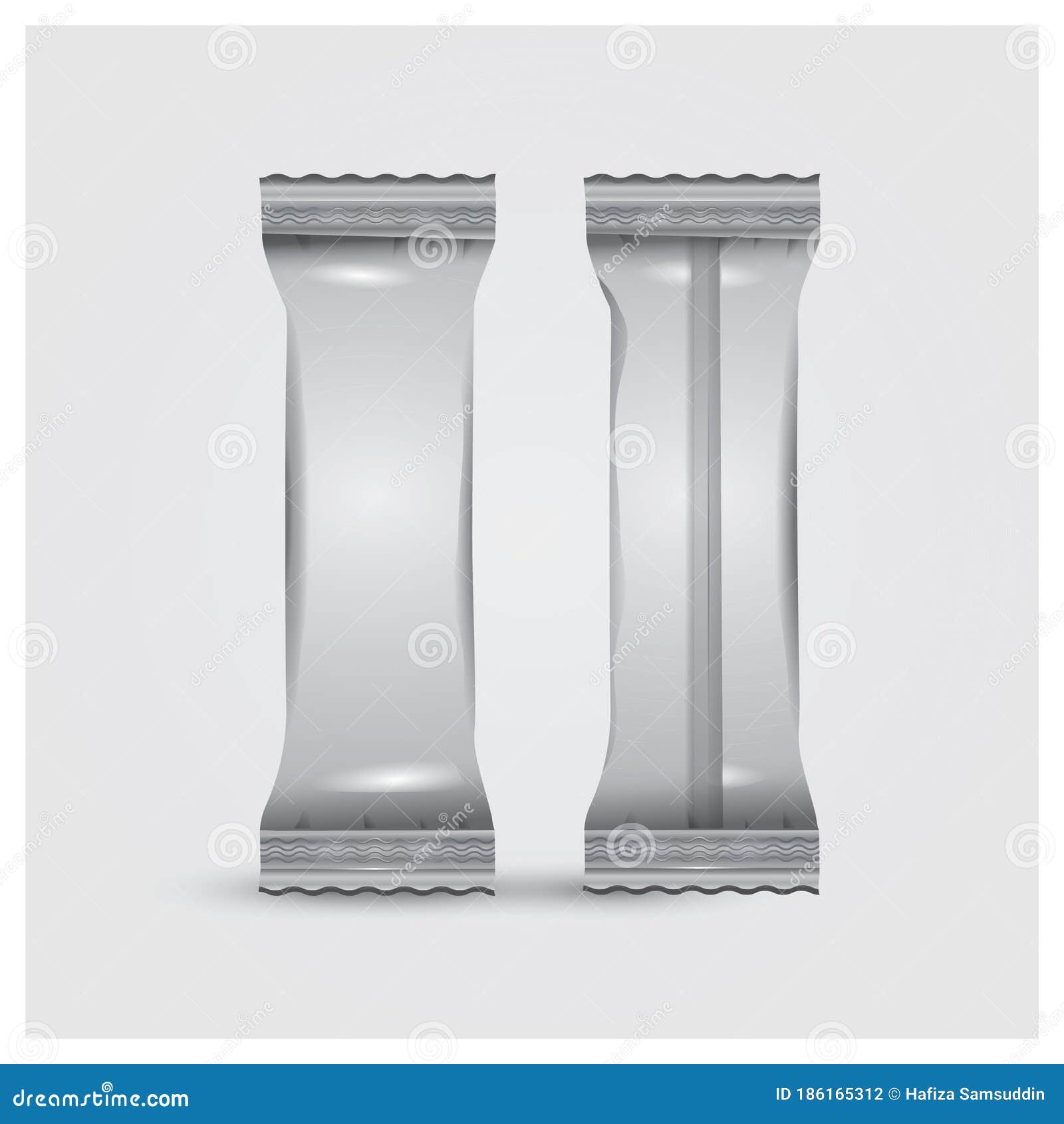 Blank Chocolate Bar Packaging Vector Illustration | CartoonDealer.com ...