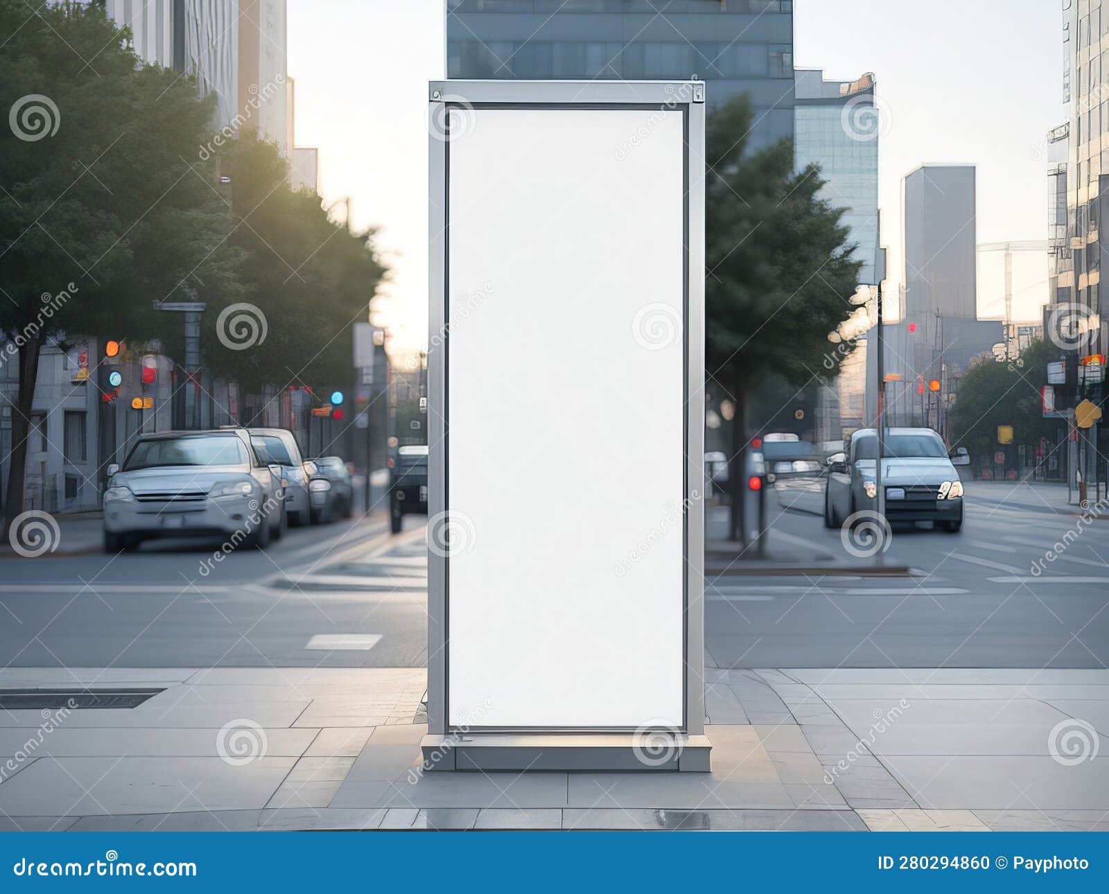 Blank City Format Mockups for Captivating Advertising Campaigns. Stock ...