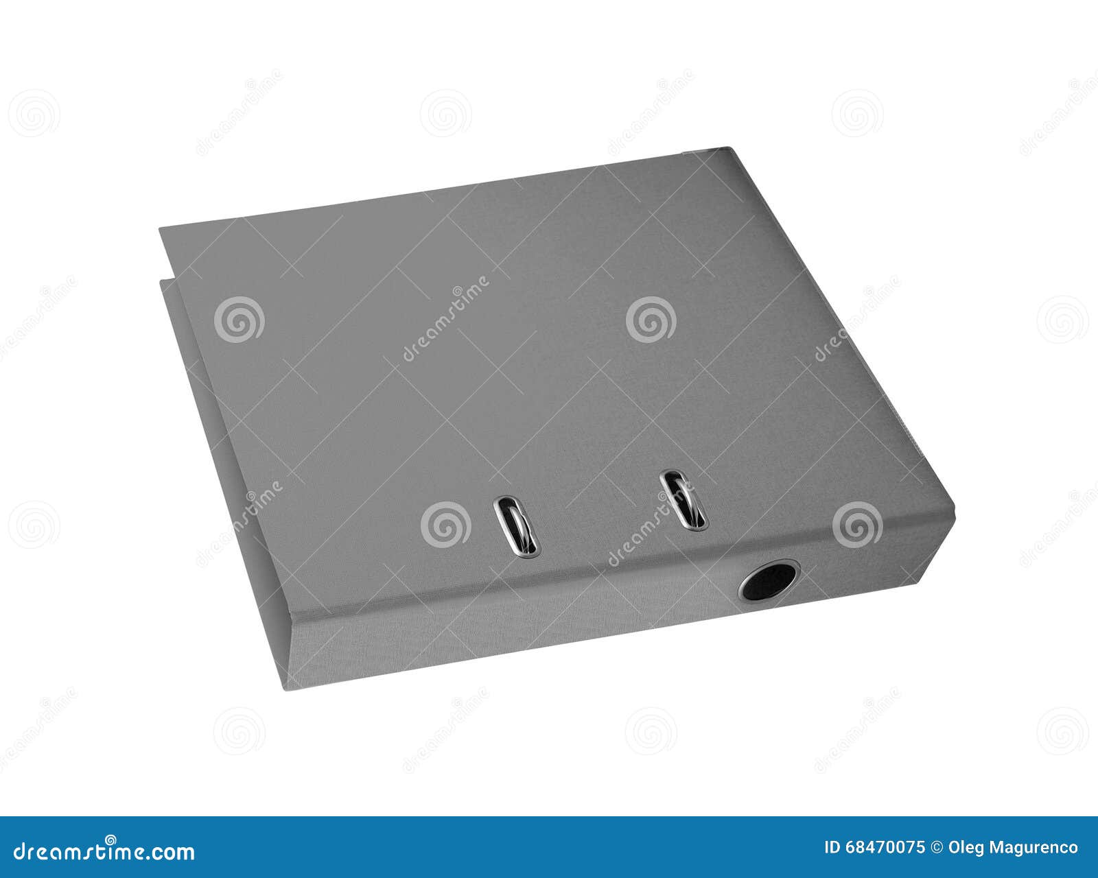 Blank closed office binder stock image. Image of archive - 68470075
