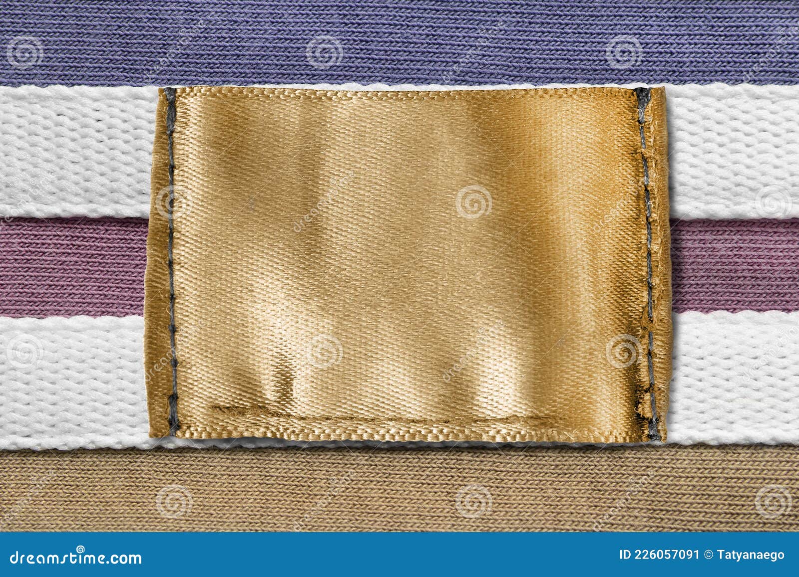 Blank clothing label stock image. Image of yellow, data - 226057091