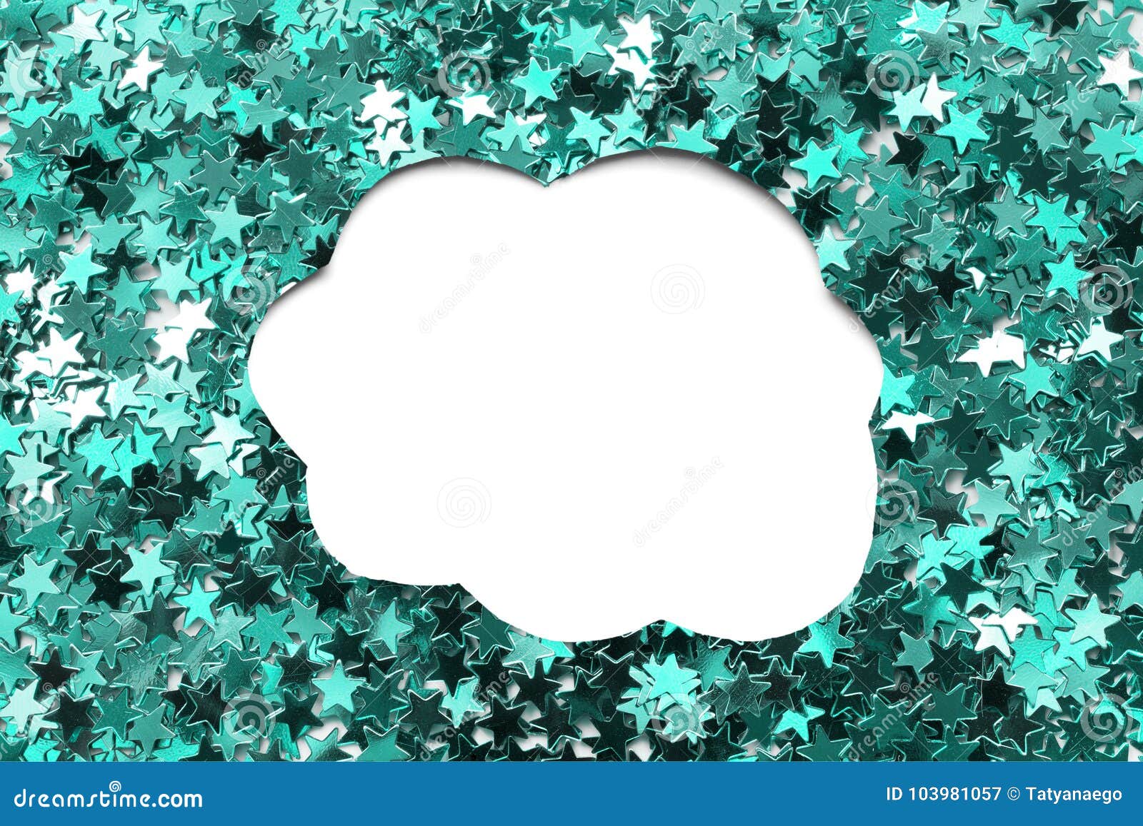 Cloud shaped frame stock image. Image of abstract, confetti - 103981057
