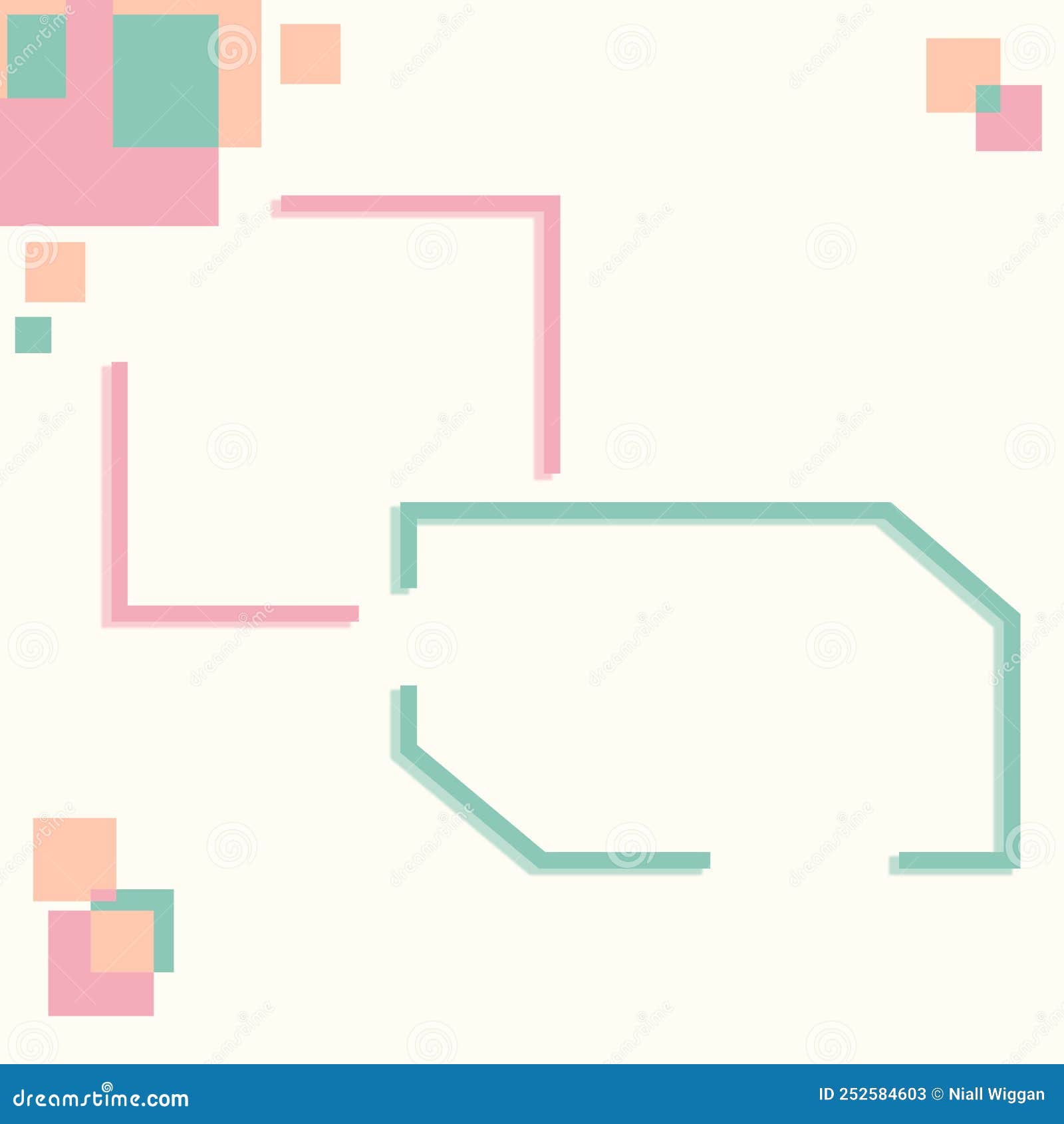 Blank Color Message Boxes Over Background Design. Creative Banners for ...