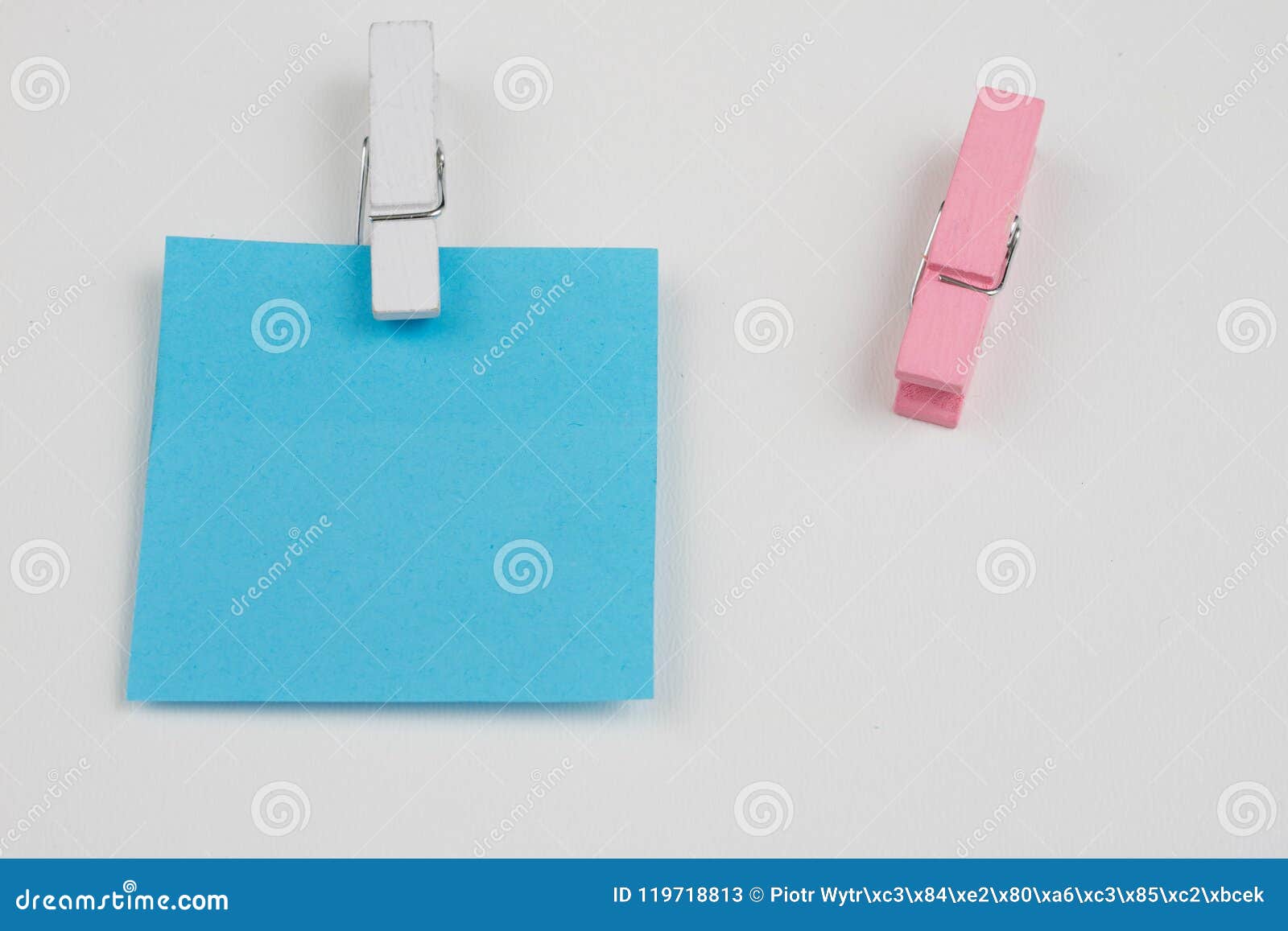 Blank Colored Sticky Notes with Clips. Office Accessories for Listing ...