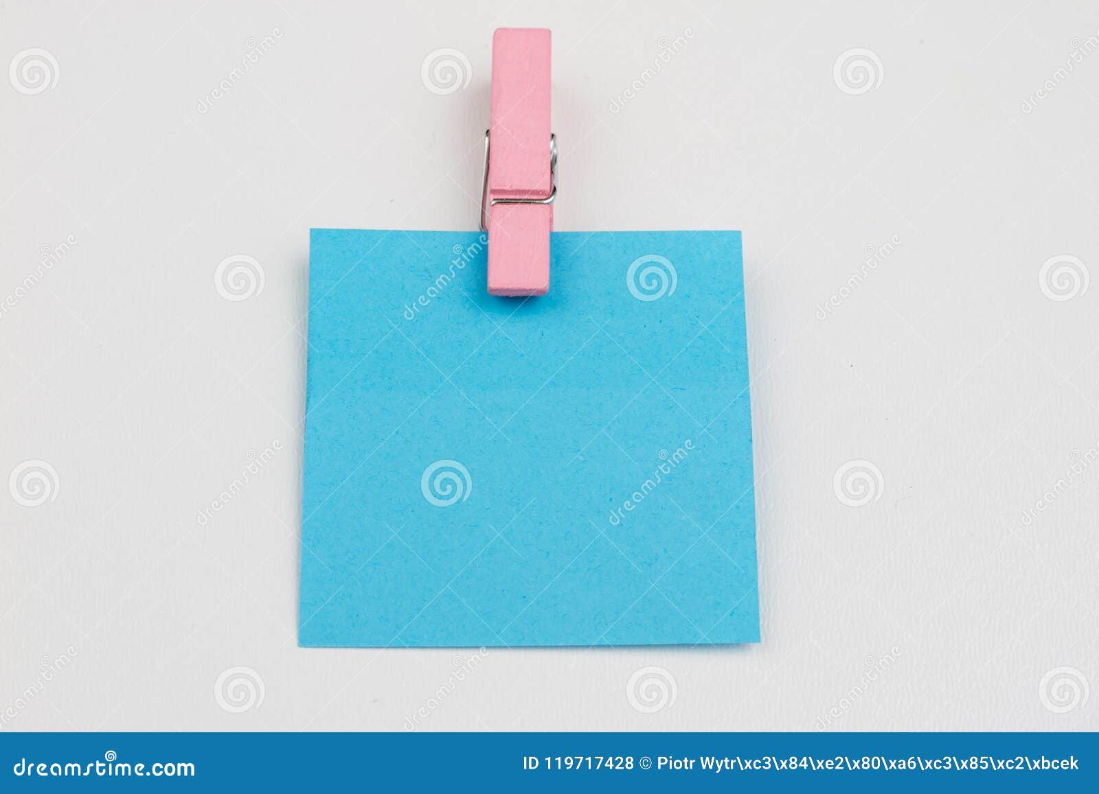 Blank Colored Sticky Notes with Clips. Office Accessories for Listing ...