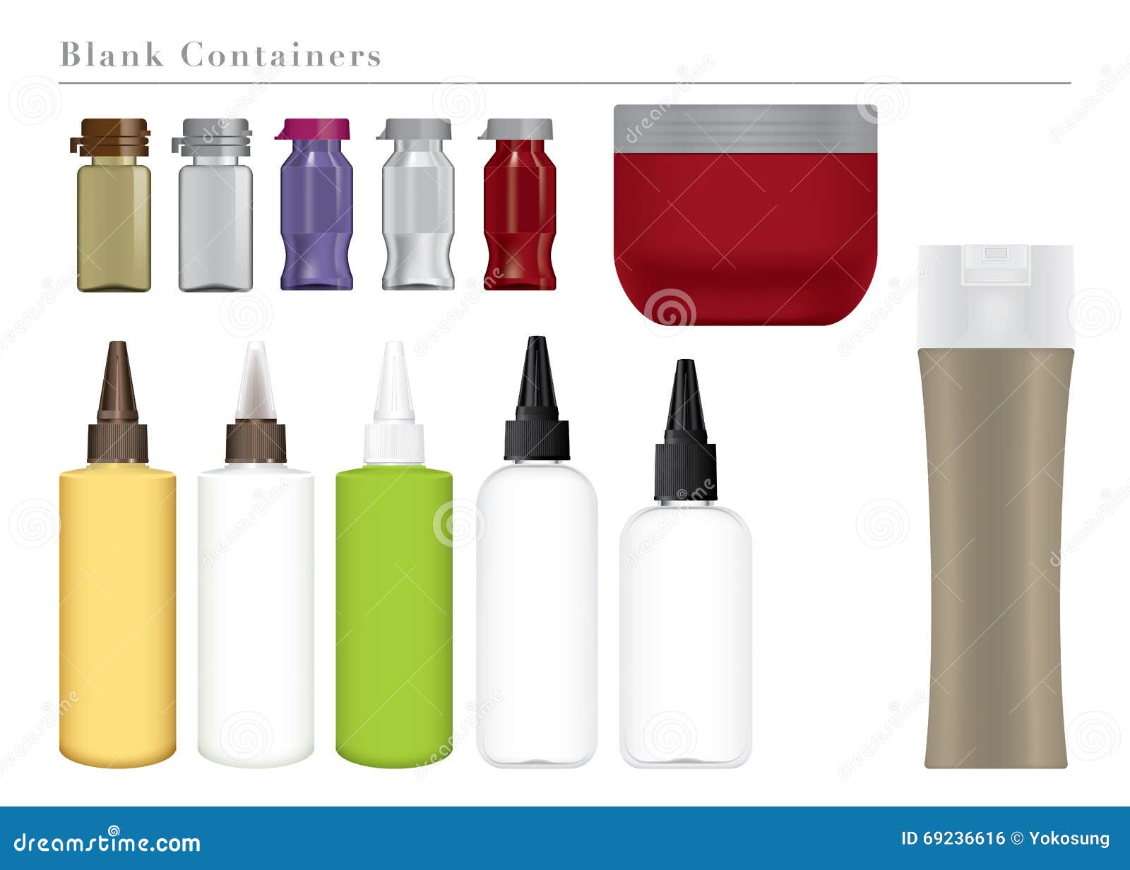Colorful Containers. Stock Illustration | CartoonDealer.com #42159940