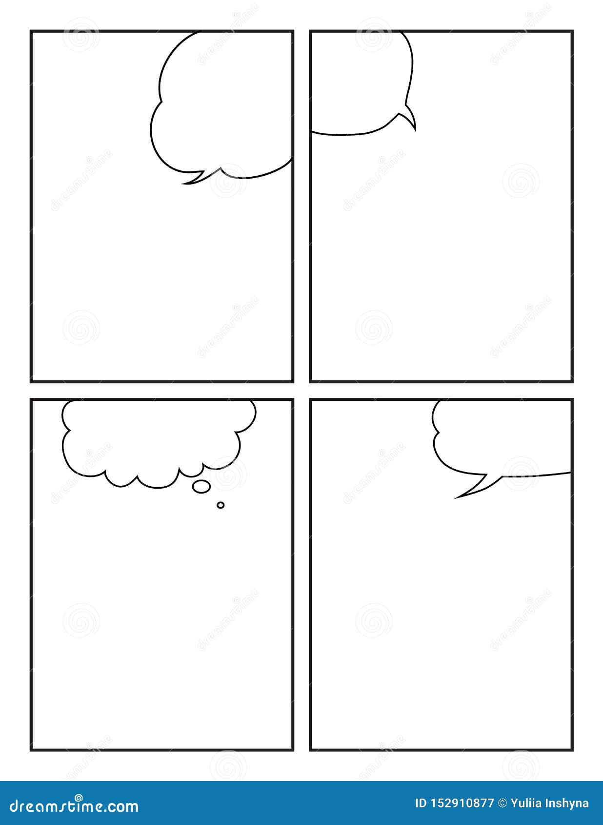 The Blank Comic Book Notebook Stock Vector - Illustration of cartoon ...