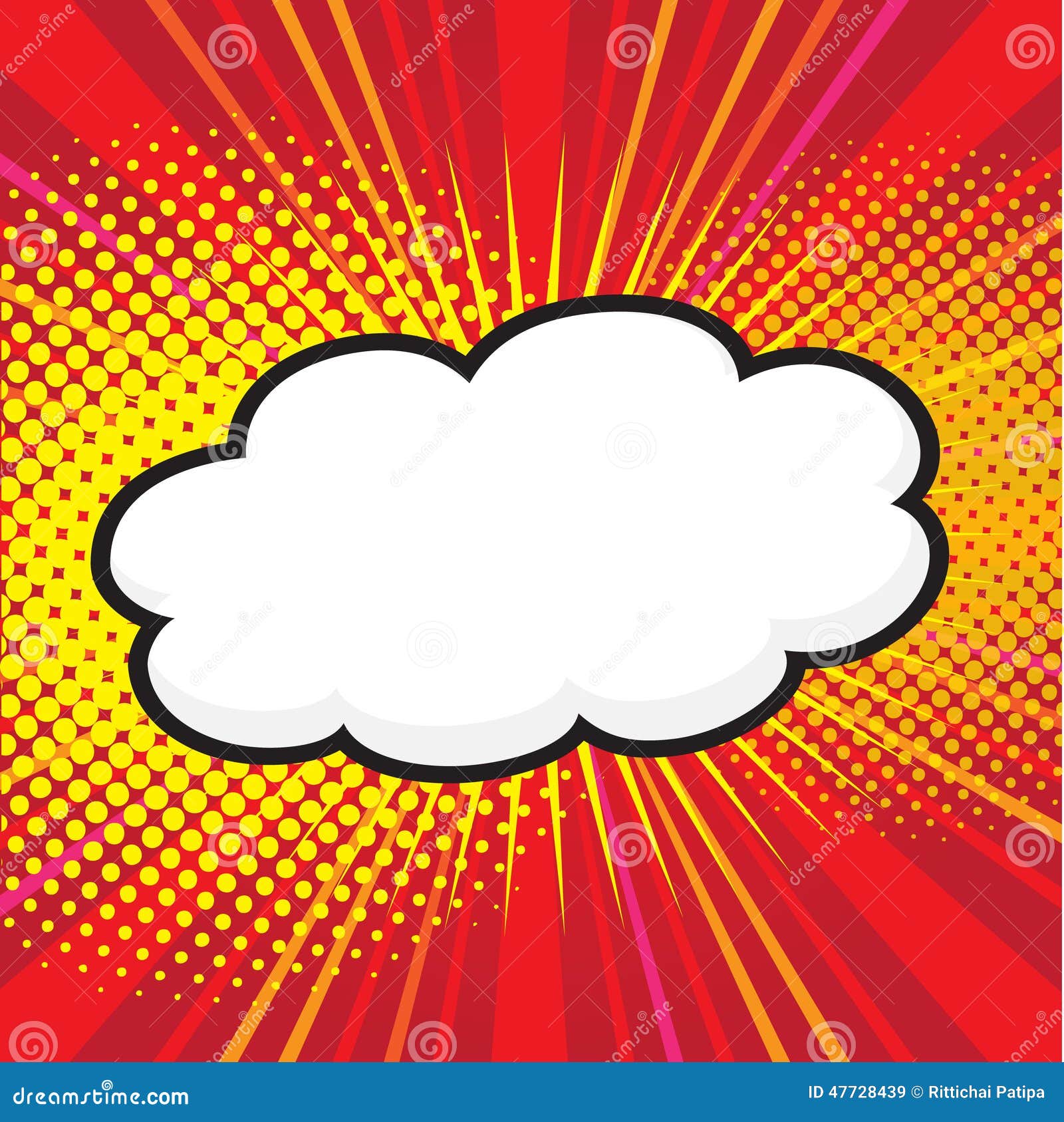 Blank Comic Speech Bubble Vector Illustration | CartoonDealer.com #48148704