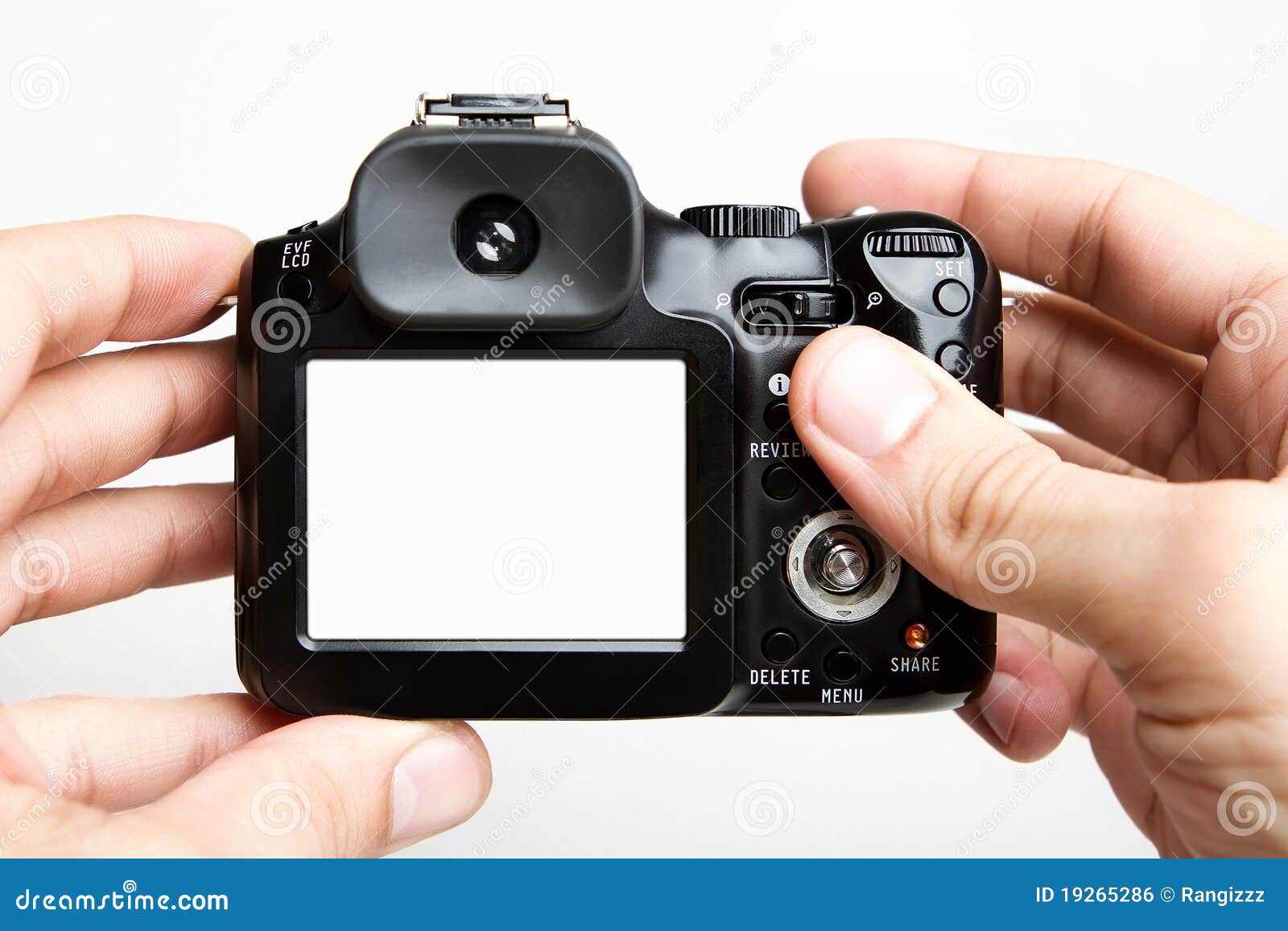 Blank compact camera stock photo. Image of electronic - 19265286