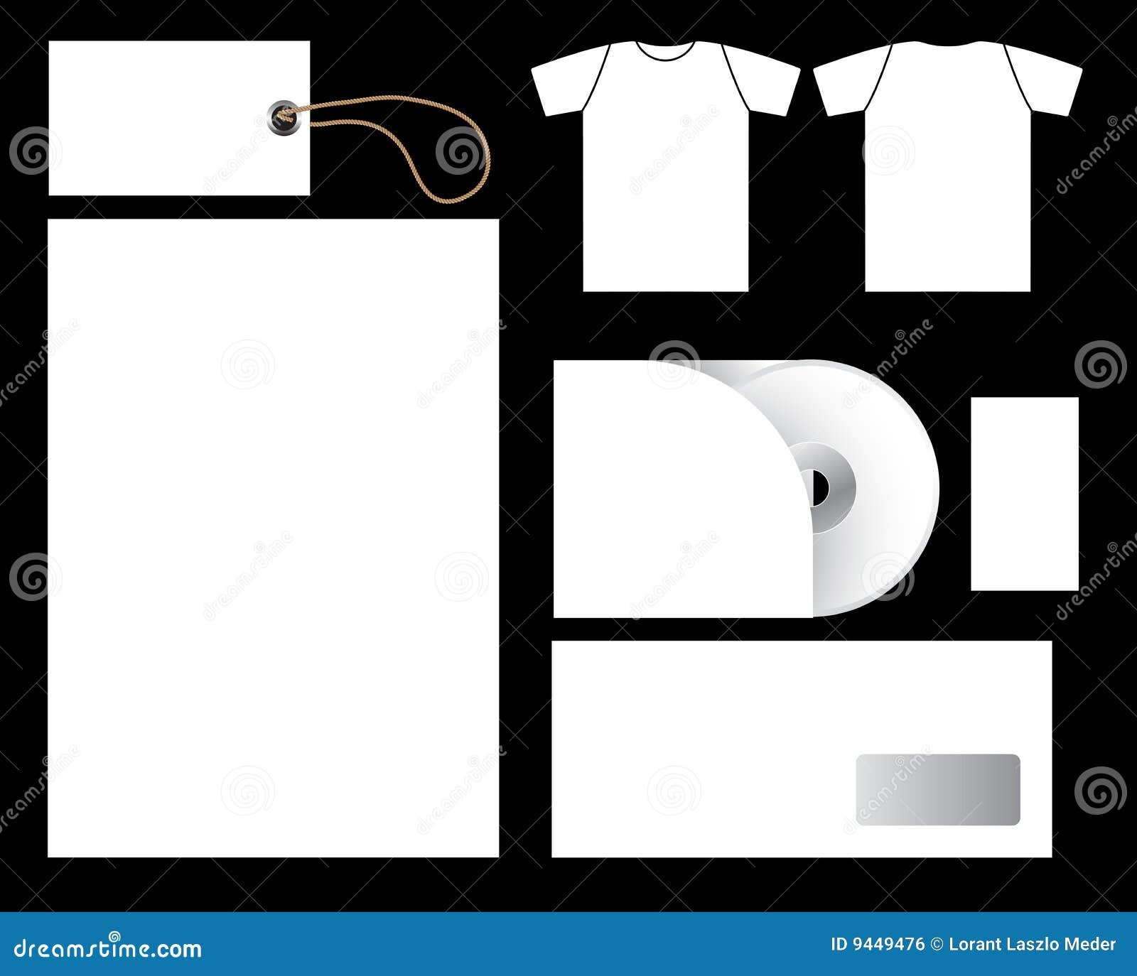 Blank company vector set stock vector. Illustration of creative - 9449476