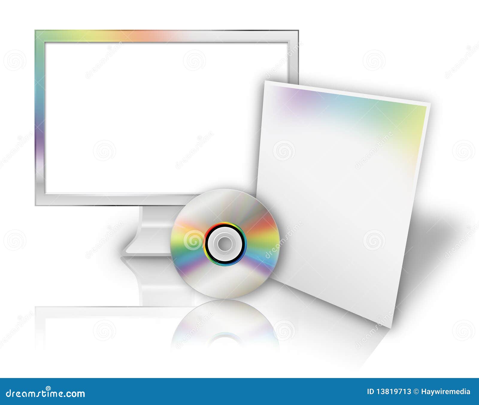 Blank Computer Technology Software Template Stock Illustration ...