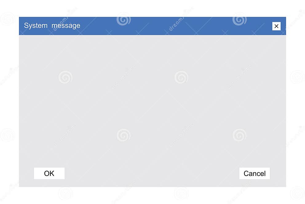 Blank Computer Window in Flat Style. Computer Screen. Screen Device ...