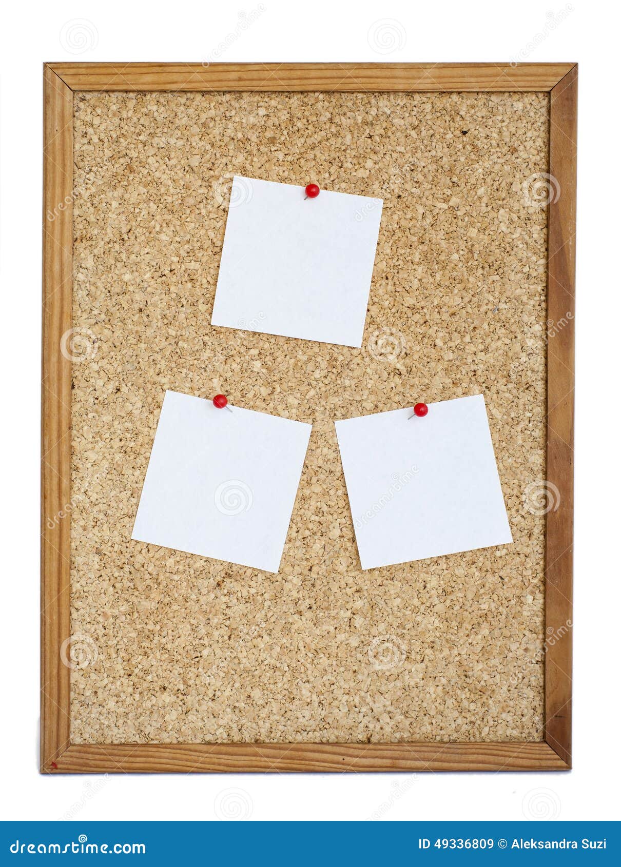 Blank Cork board stock image. Image of push, business - 49336809