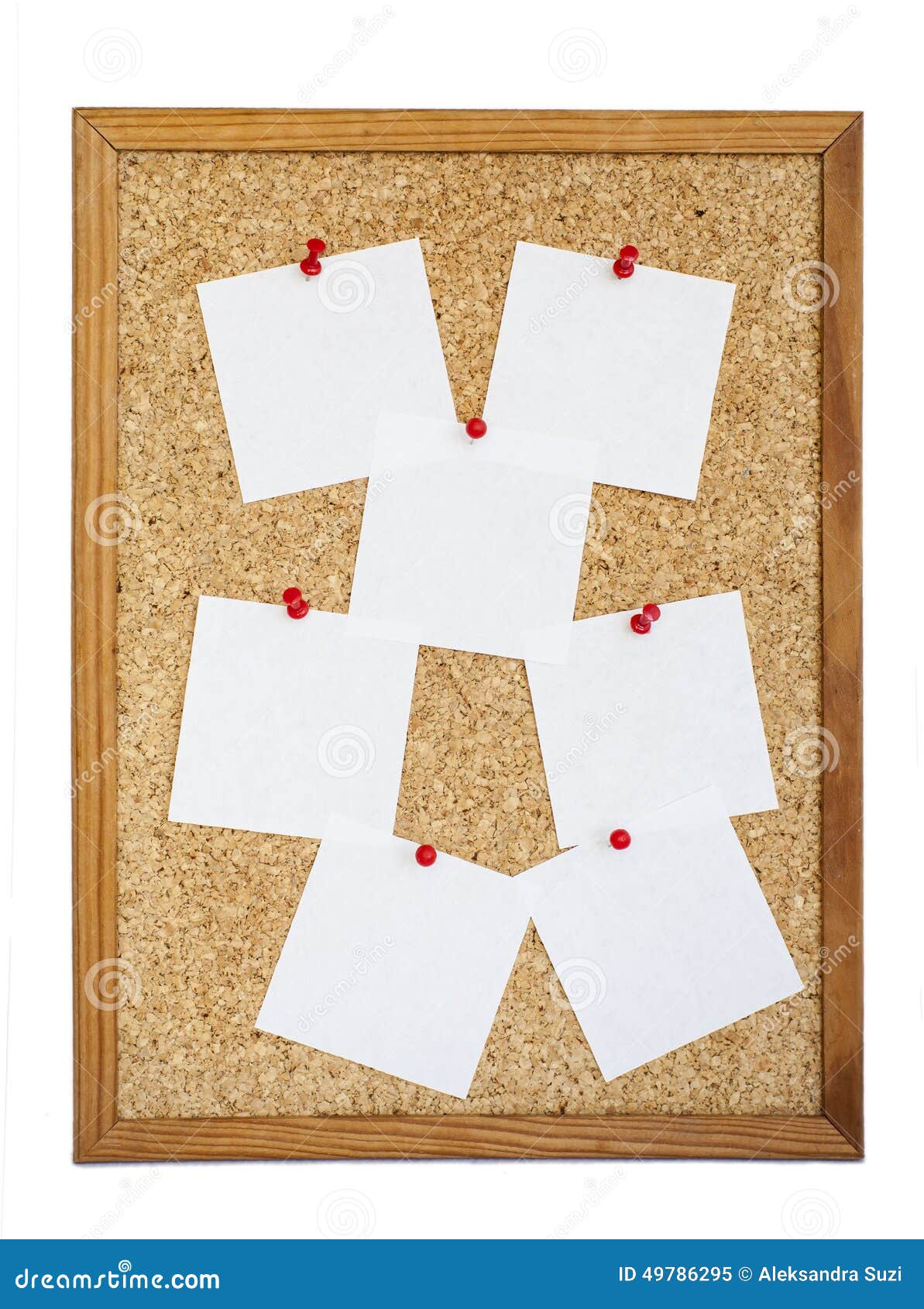 Blank Cork board stock image. Image of message, attachment - 49786295
