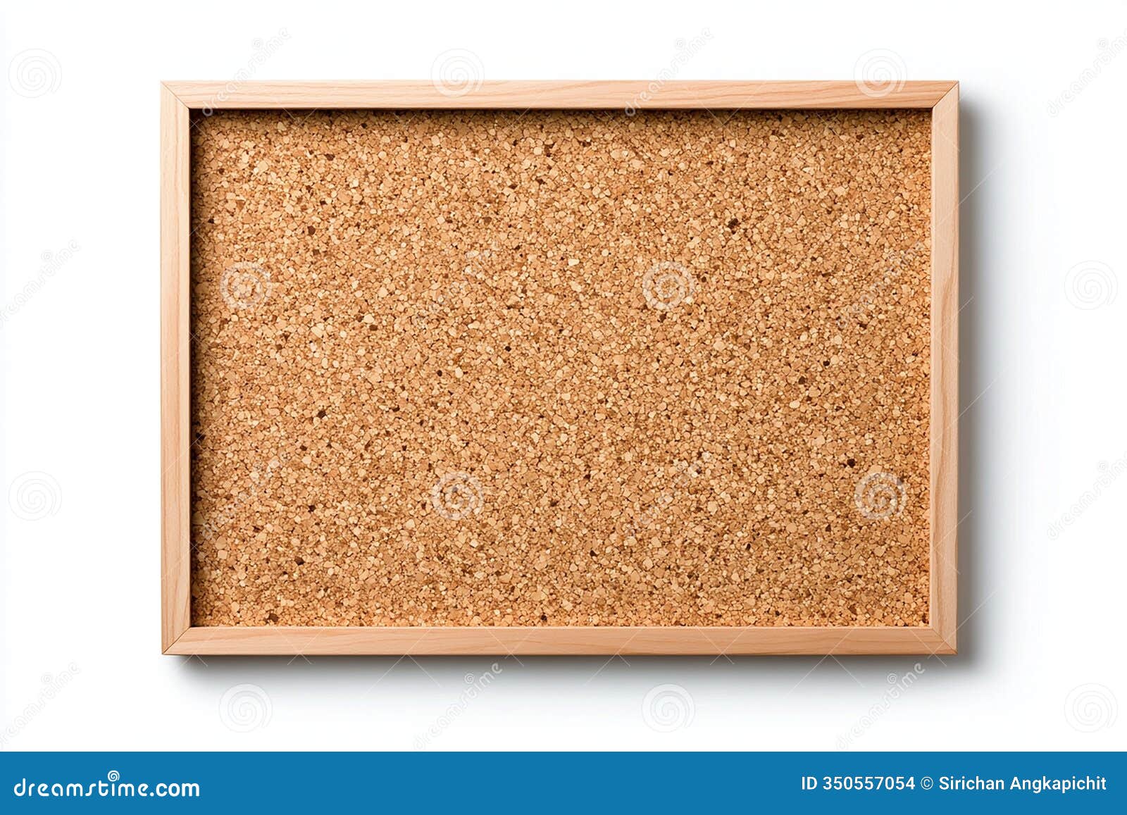 A Blank Cork Board in a Wooden Frame, Ready for Notes and Creative ...