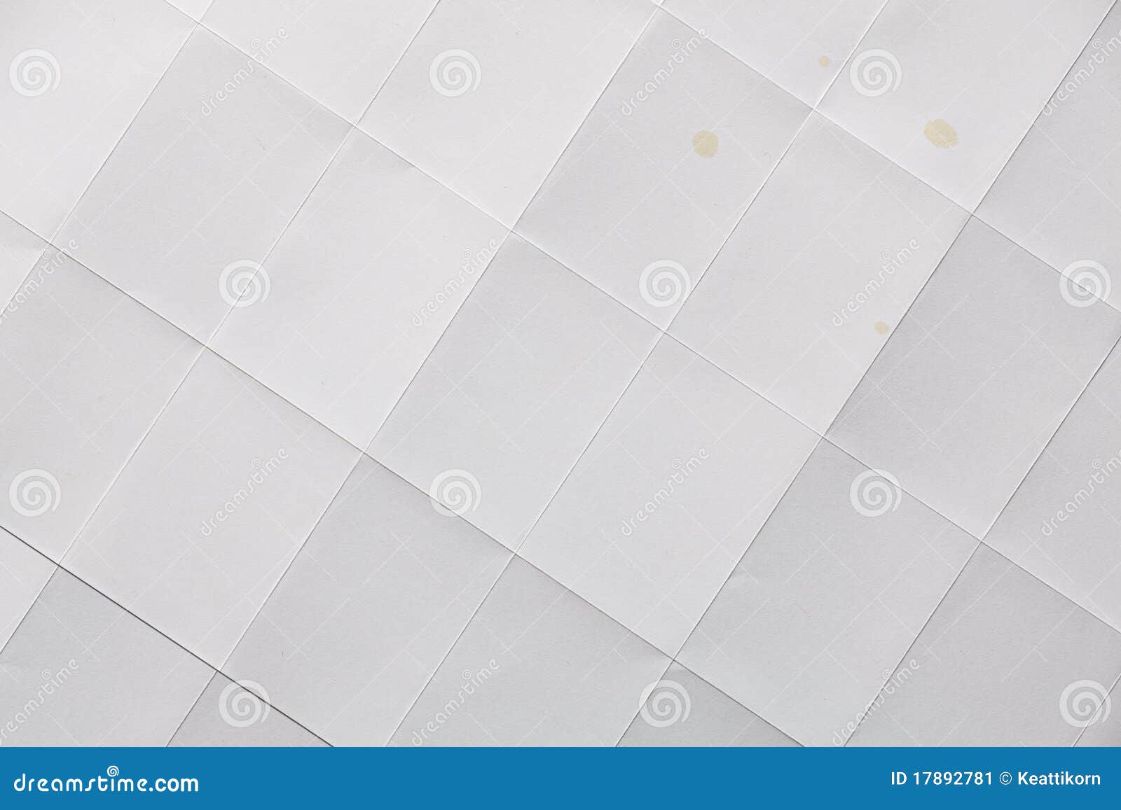 Blank Crumpled Sticky Note Paper On Texture Paper Stock Photo ...