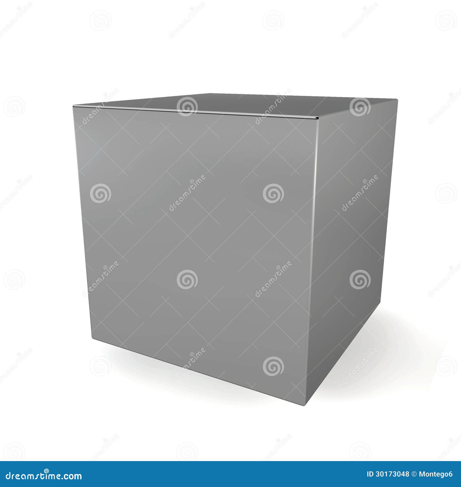 Blank cube stock illustration. Illustration of collision - 30173048