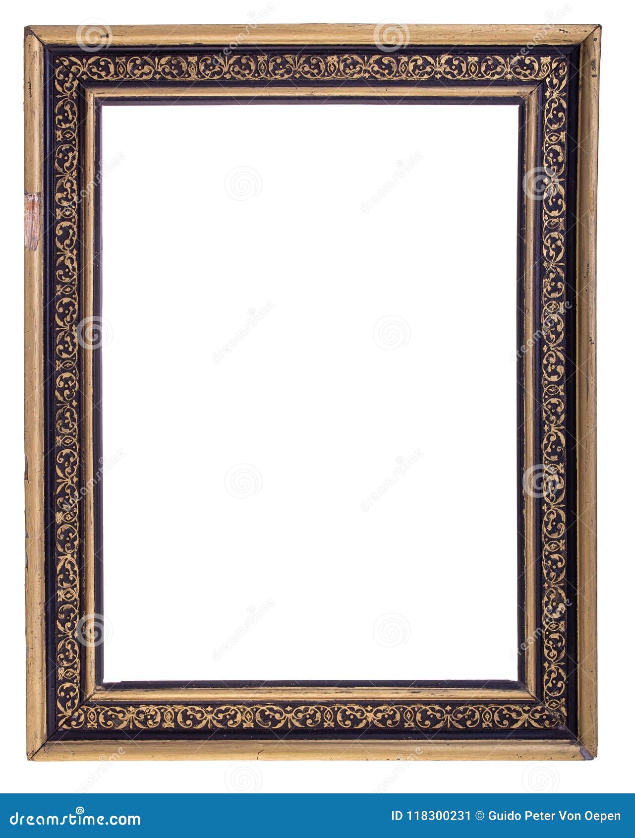 Blank Cut Out Picture Frame Real Photo Stock Image - Image of blank ...