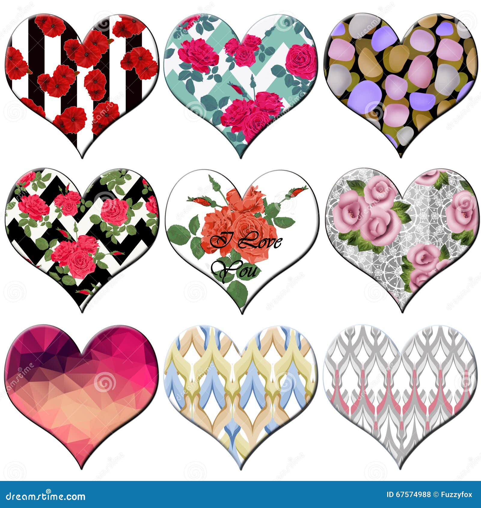 Blank Cute Lined Stickers-frames Set Stock Image | CartoonDealer.com ...