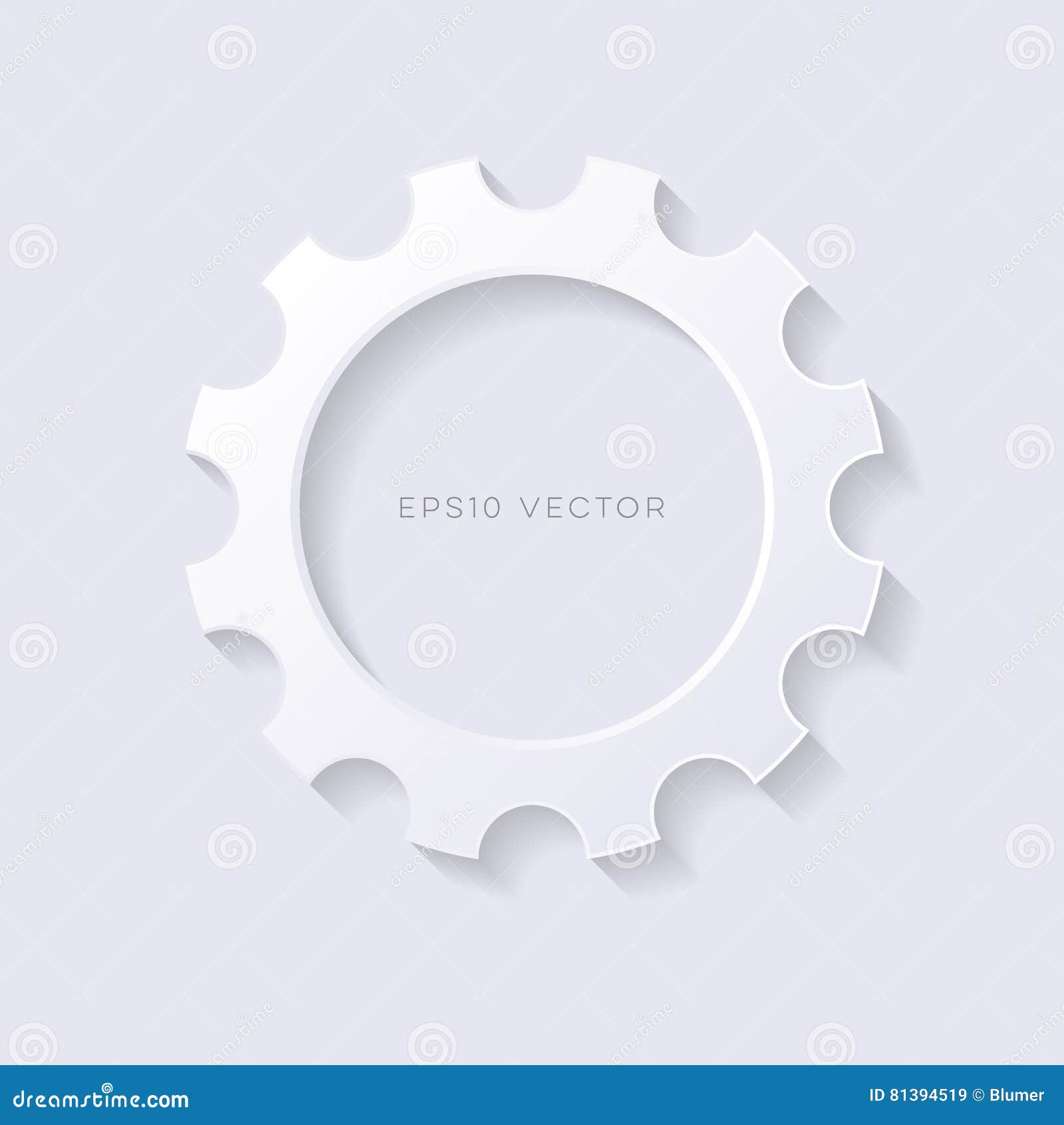 Blank 3d web button stock vector. Illustration of settings - 81394519