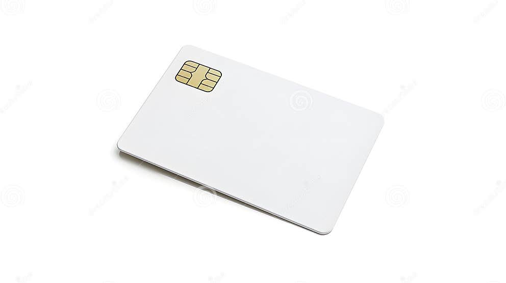 Blank Debit Card Isolated on White Background. this is AI Generative ...