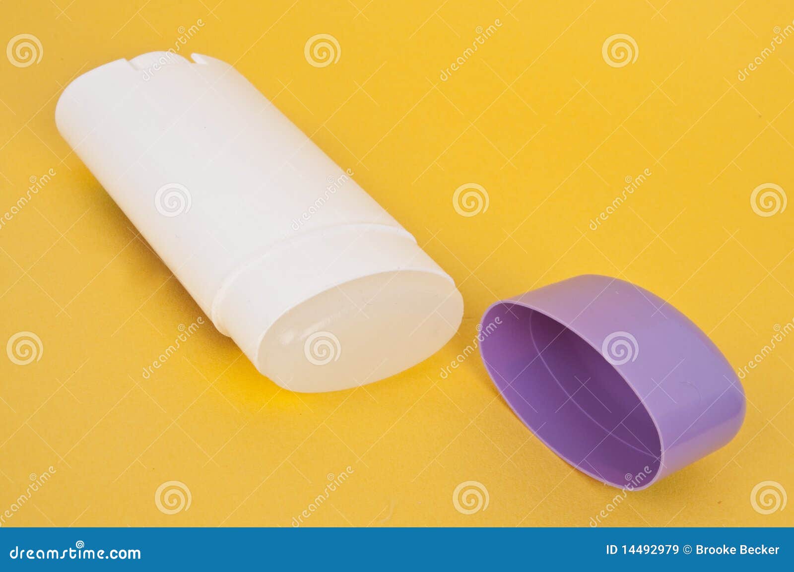 Blank Deodorant Container with a Purple Top Stock Image - Image of hide ...