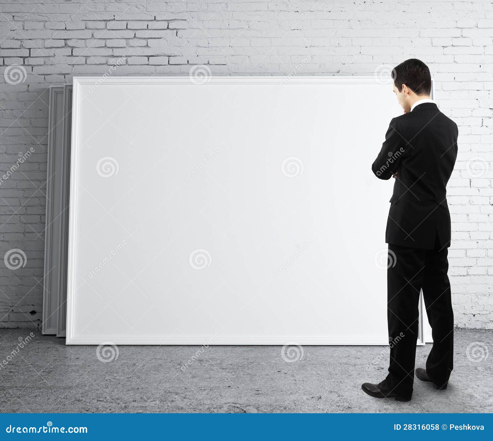 Blank desk stock photo. Image of caucasian, model, greeting - 28316058