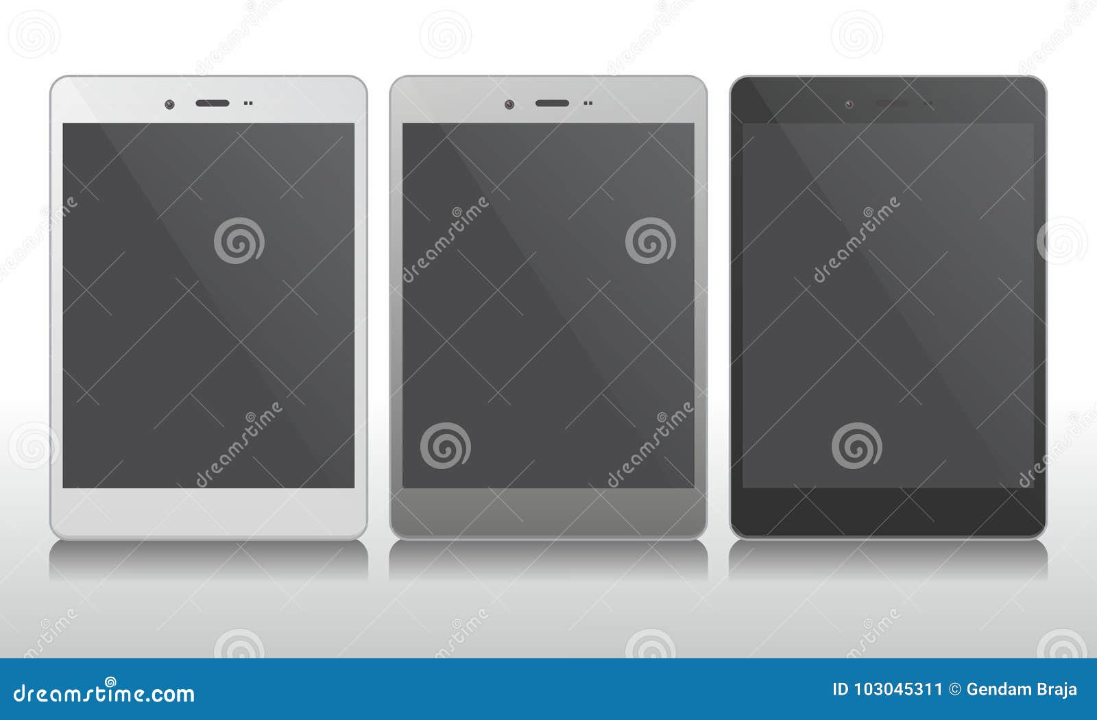 Blank Device stock illustration. Illustration of branding - 103045311