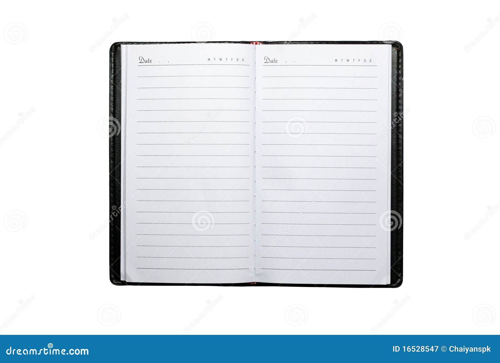 Blank Diary stock image. Image of plain, blank, write - 16528547