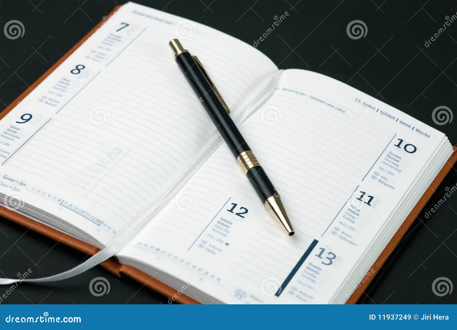 Blank Diary Note With Pink Rose In Dreamy Soft Mood Colour Stock Image ...