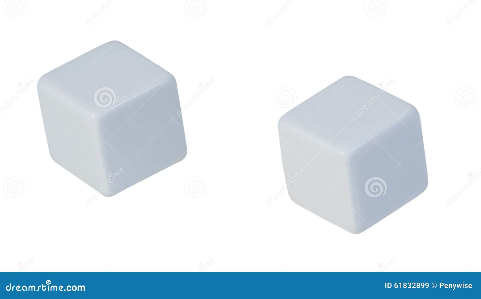 Blank Dice stock image. Image of cube, decisions, blank - 61832899